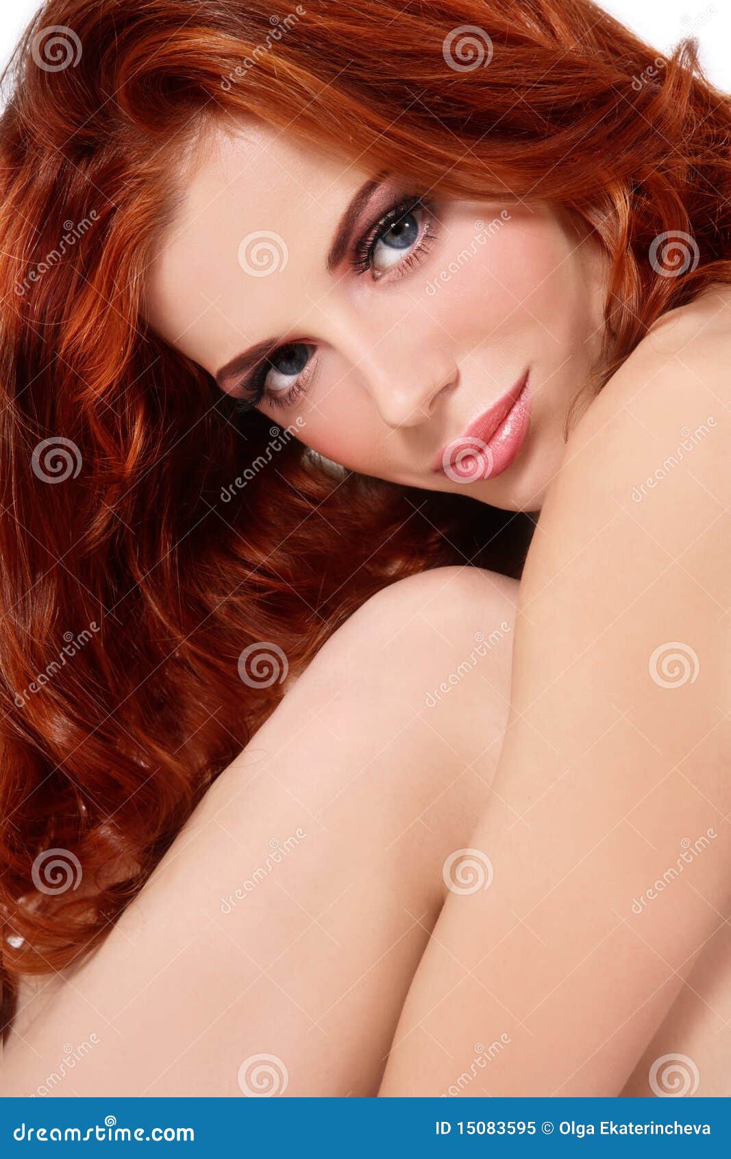Mooie Roodharige Stock Afbeelding Image Of Betoverend 15083595
