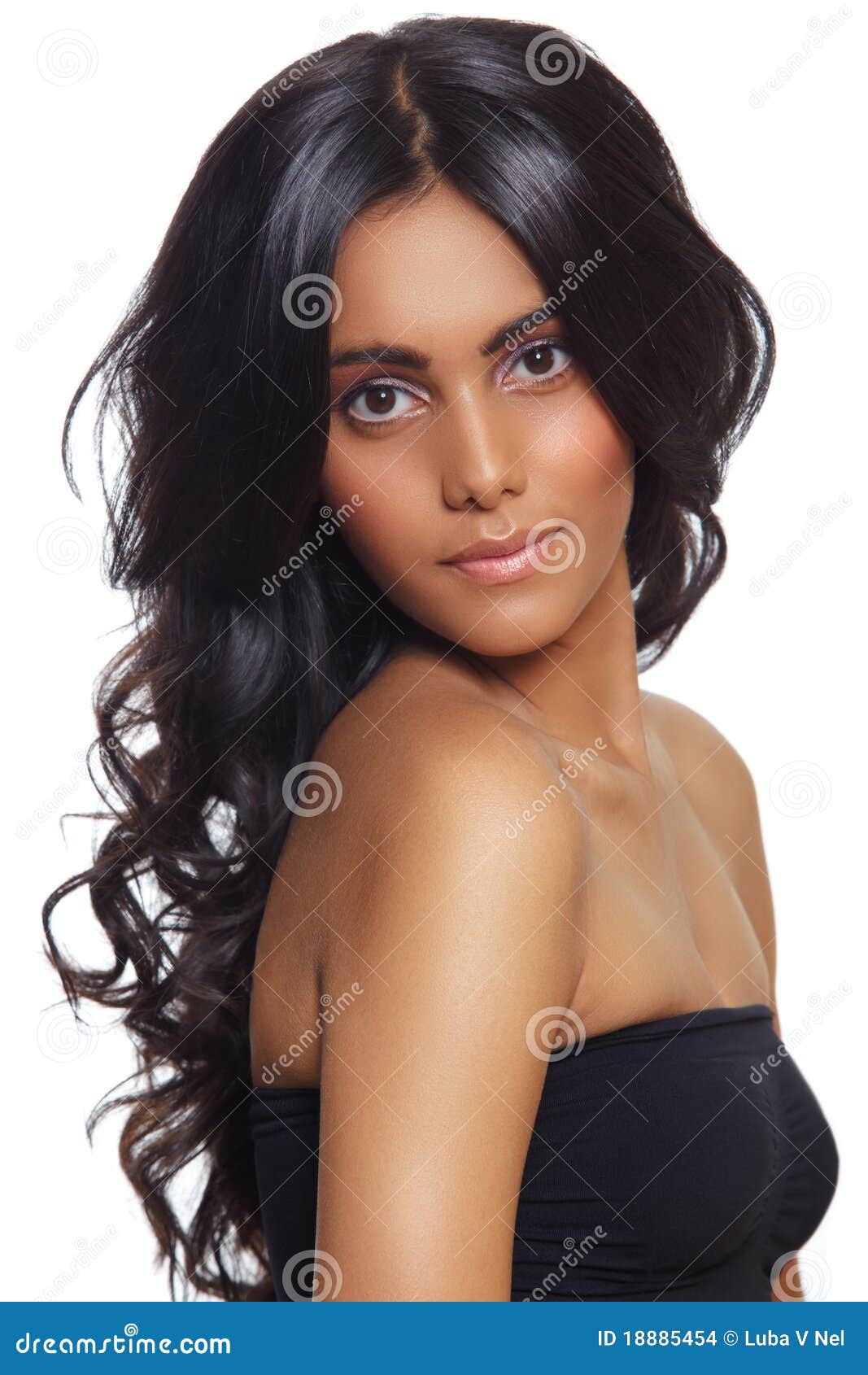 Mooie vrouw stock foto. Image of achtergrond, maak, aantrekkingskracht ...