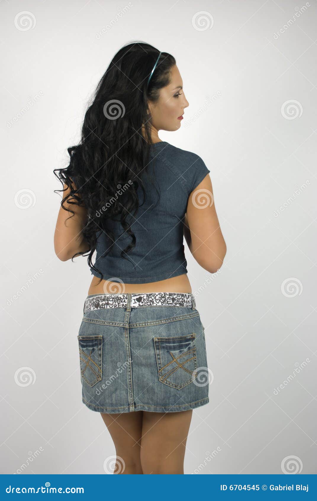 Mooie vrouwen stock afbeelding. Image of blauw, hoofdband - 6704545