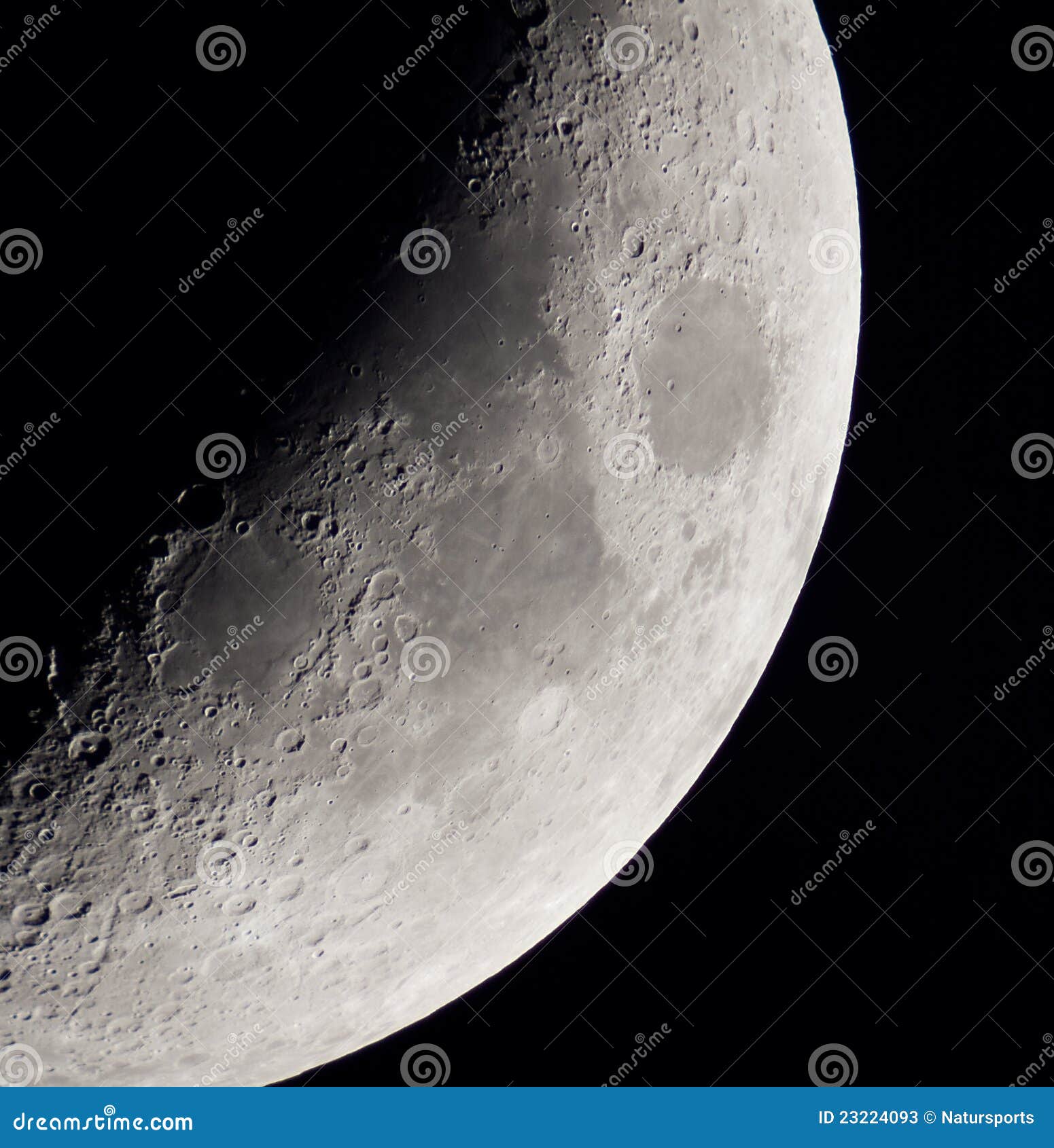 Moon stock image. Image of geology, universe, space, declining - 23224093