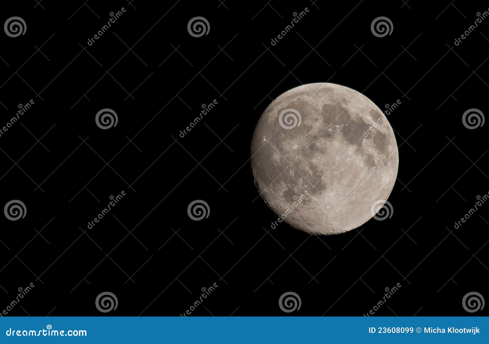 Moon stock image. Image of decreasing, isolated, planet - 23608099