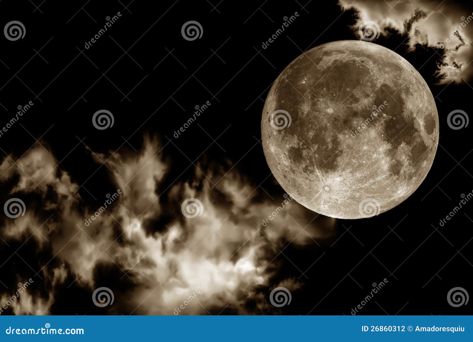 The moon stock photo. Image of night, dark, moonlight - 26860312