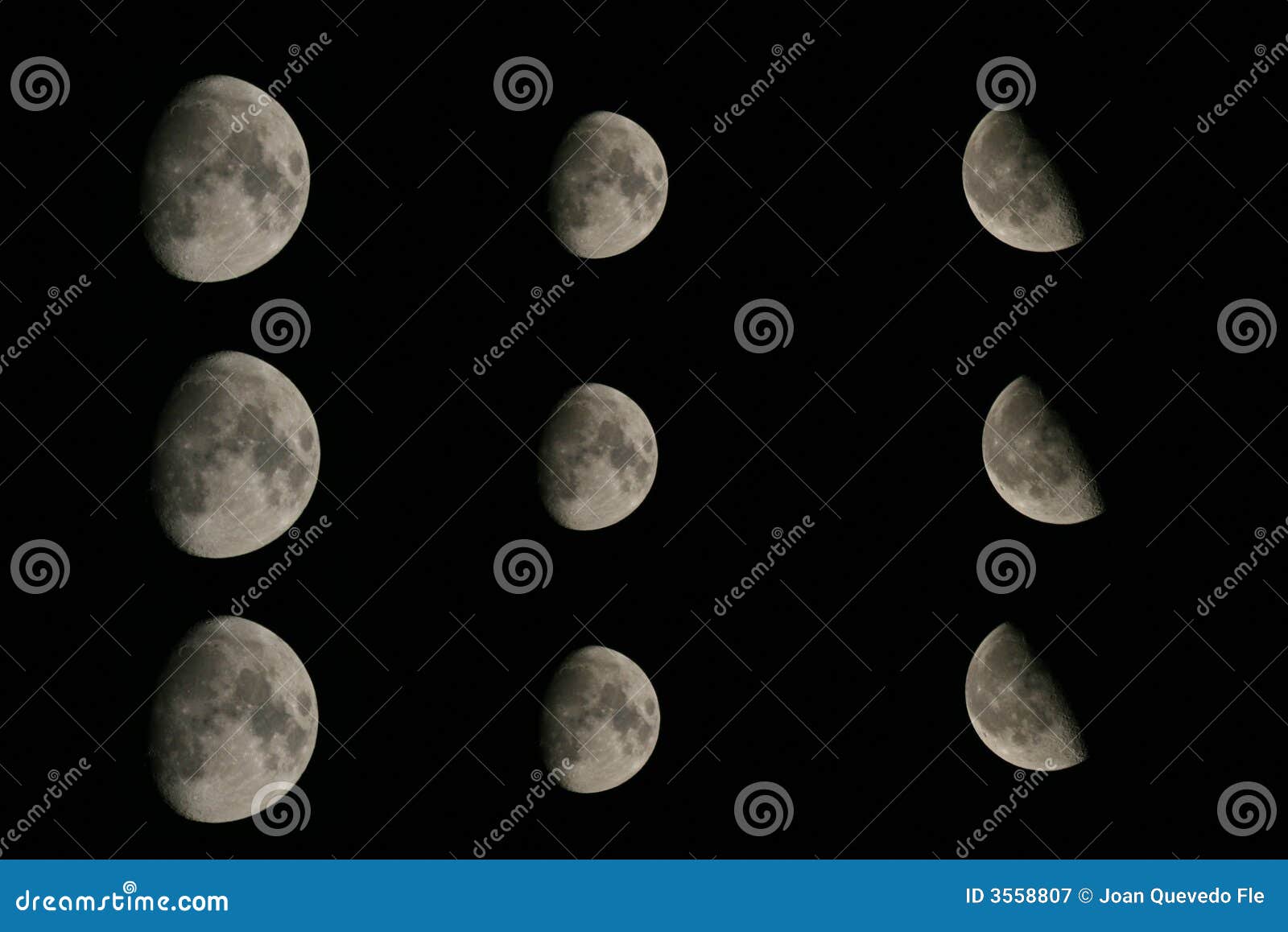 Moon stock image. Image of night, space, phase, curve - 3558807
