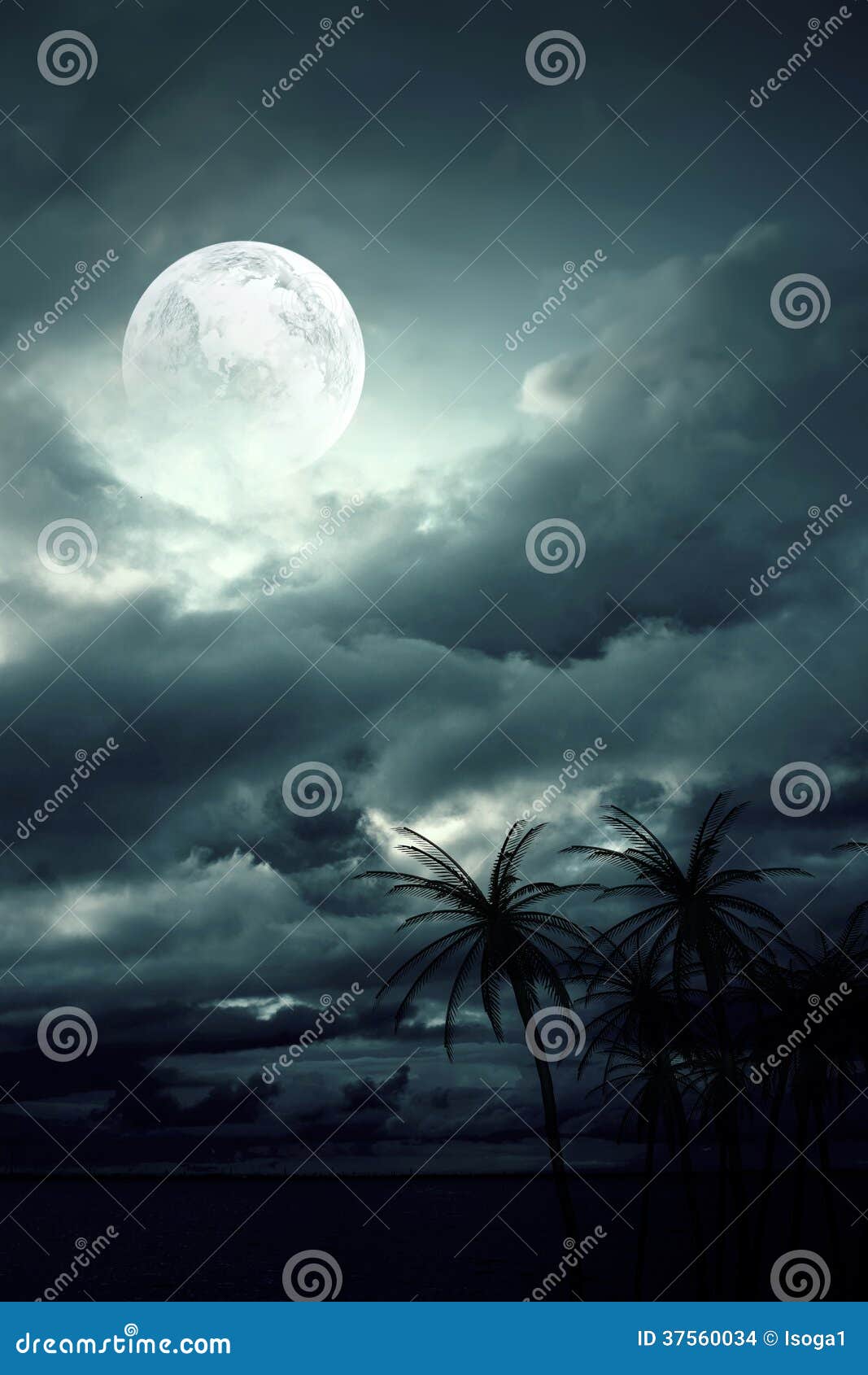 Moon stock illustration. Illustration of loneliness, cosmos - 37560034