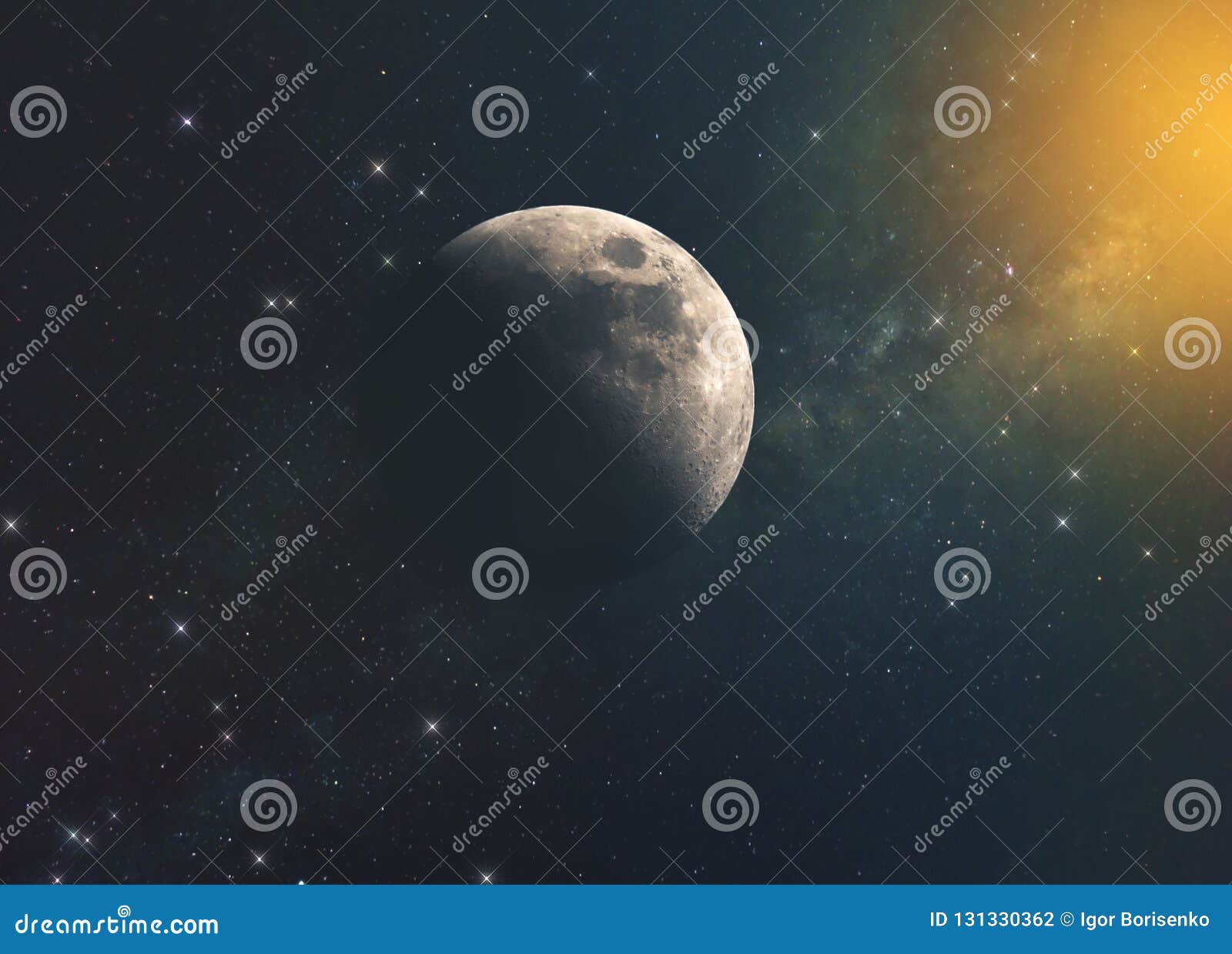 Infinite Space Background With Nebulas And Stars Stock Photography ...
