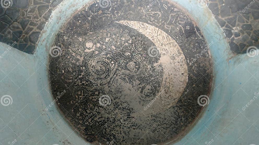 Moon Art stock photo. Image of showing, structure, ancient - 156644586