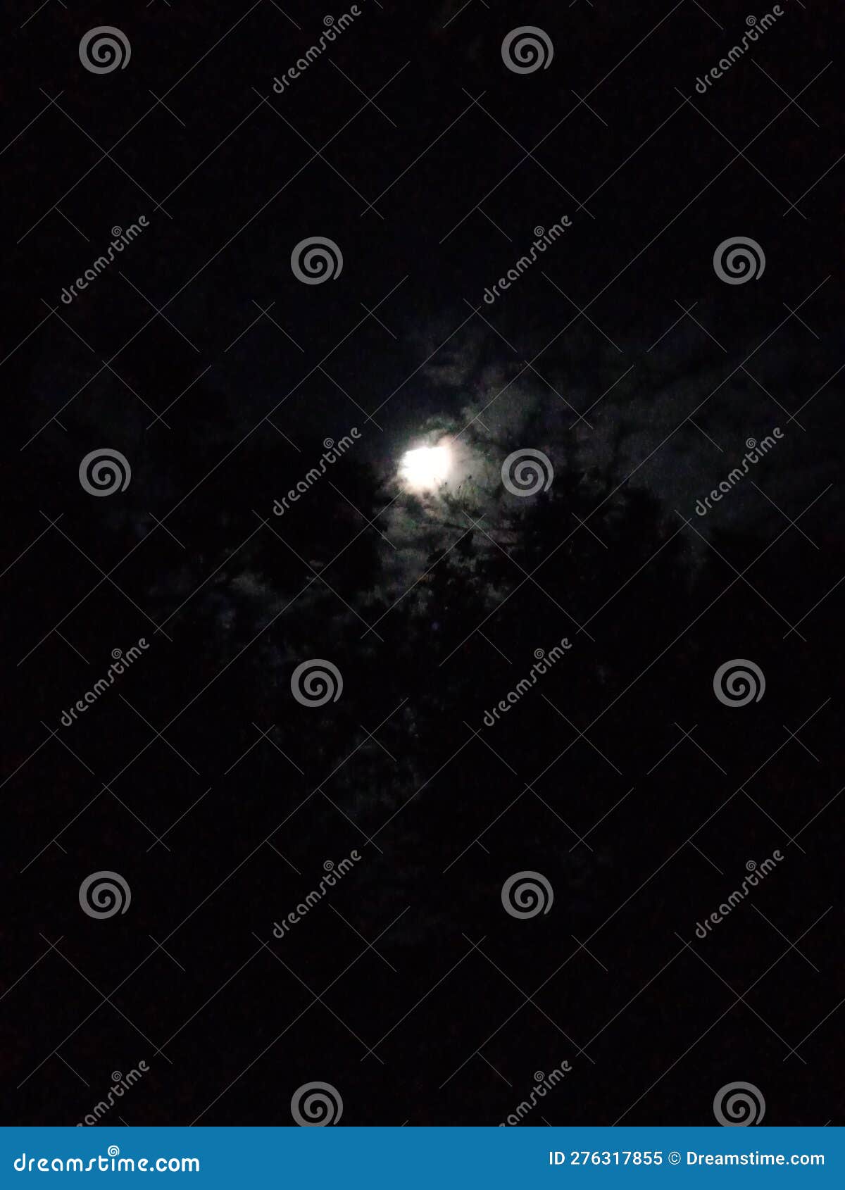 Moon in the bali stock image. Image of nice, moon, bali - 276317855