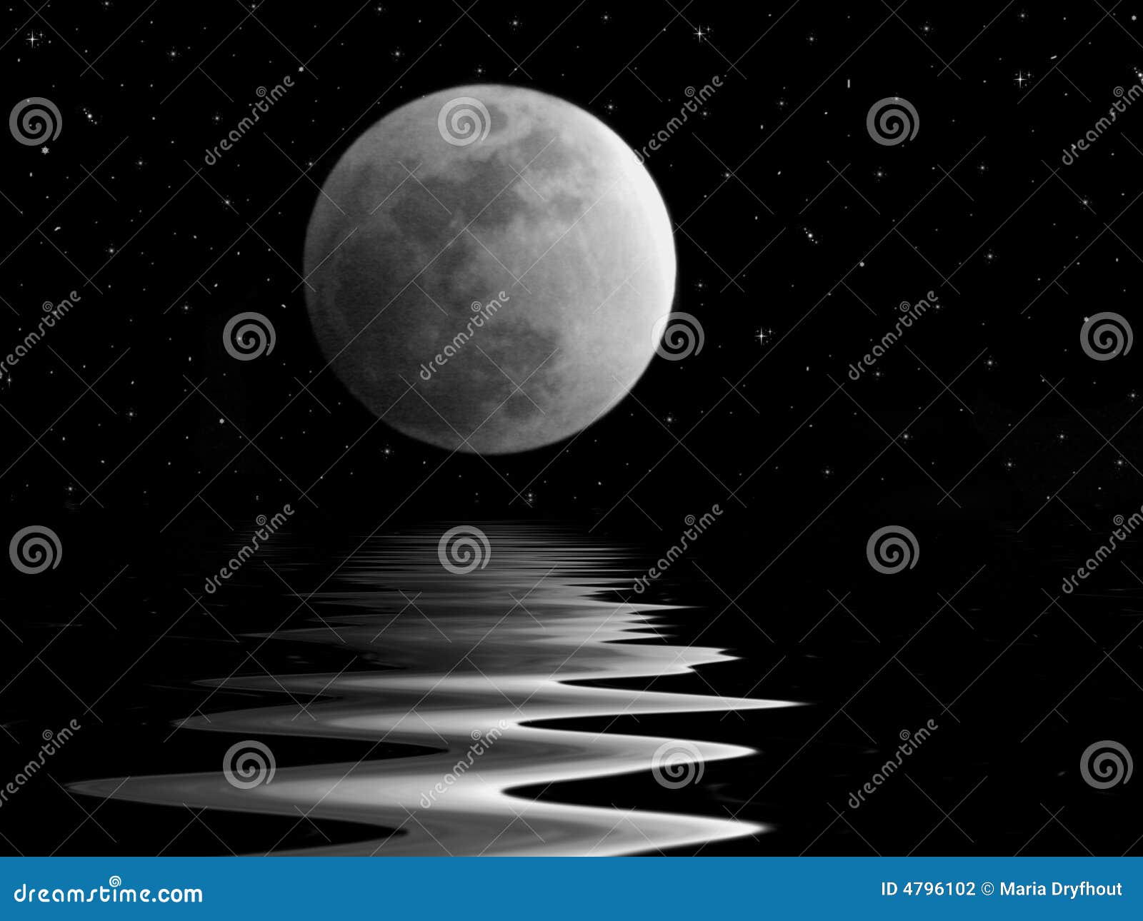 Moon Beams Picture. Image: 4796102