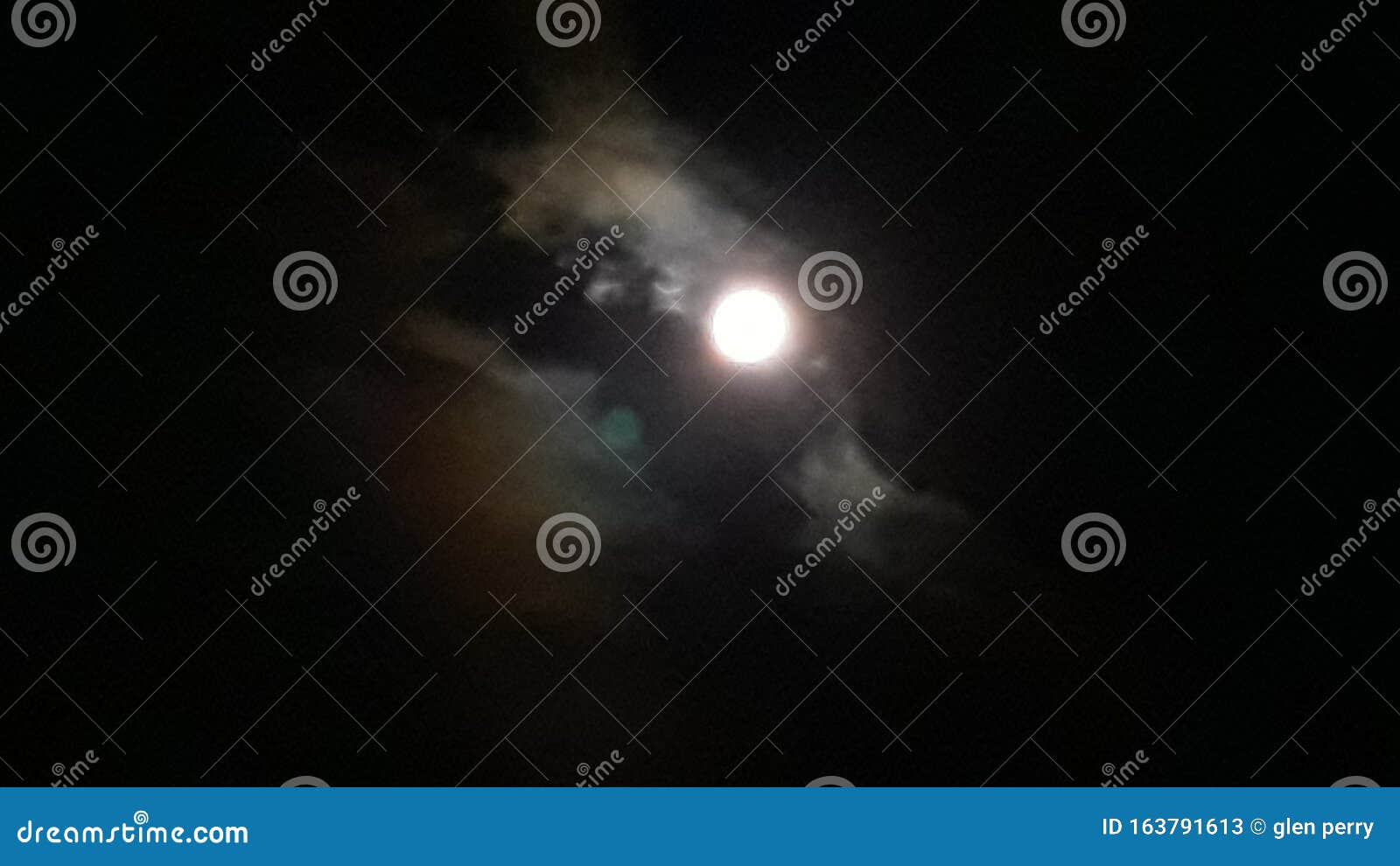 Moon bow stock image. Image of moon, rainbow, clouds - 163791613