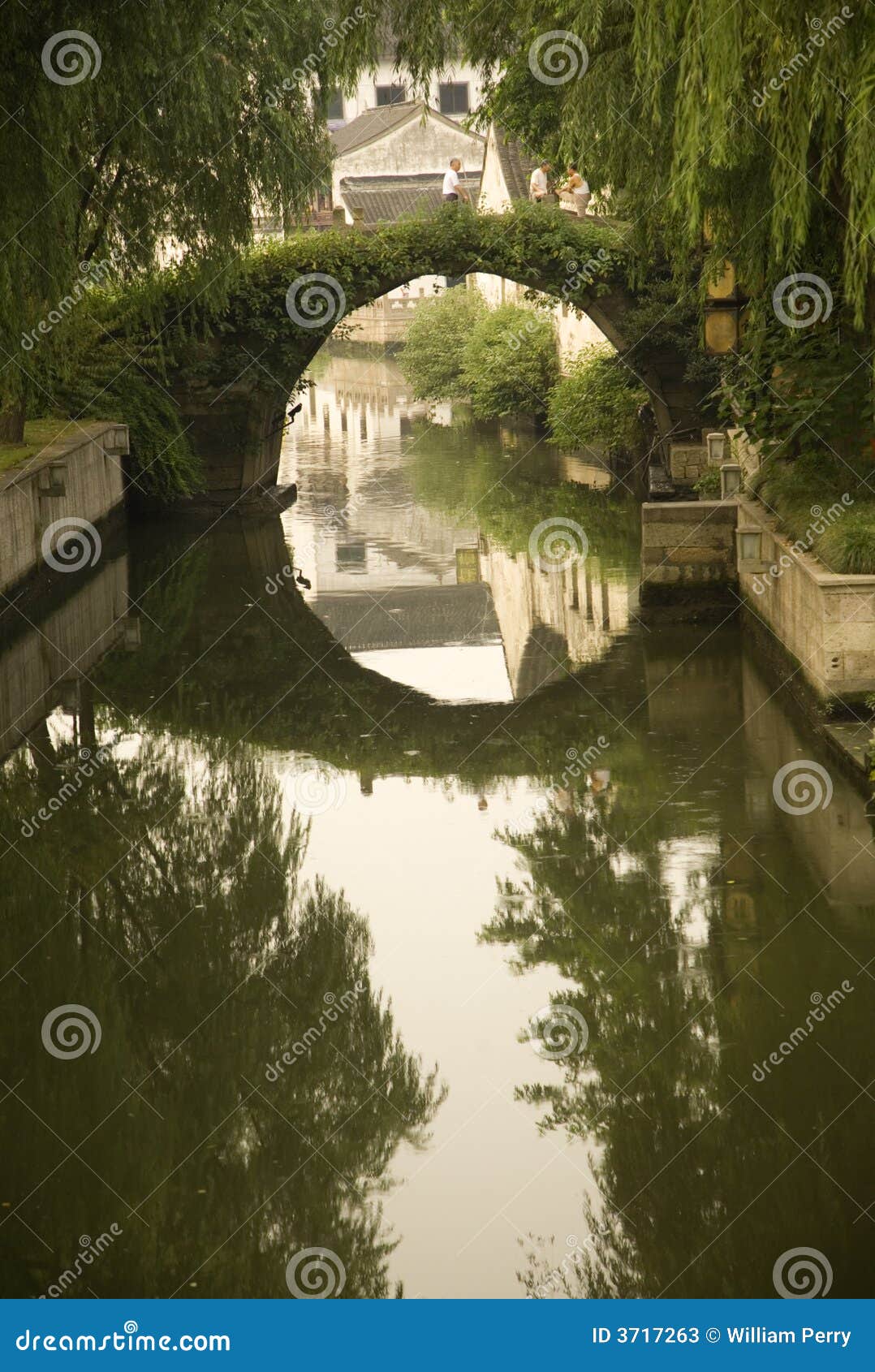 Moon Bridge Shaoxing China stock image. Image of architecture - 3717263
