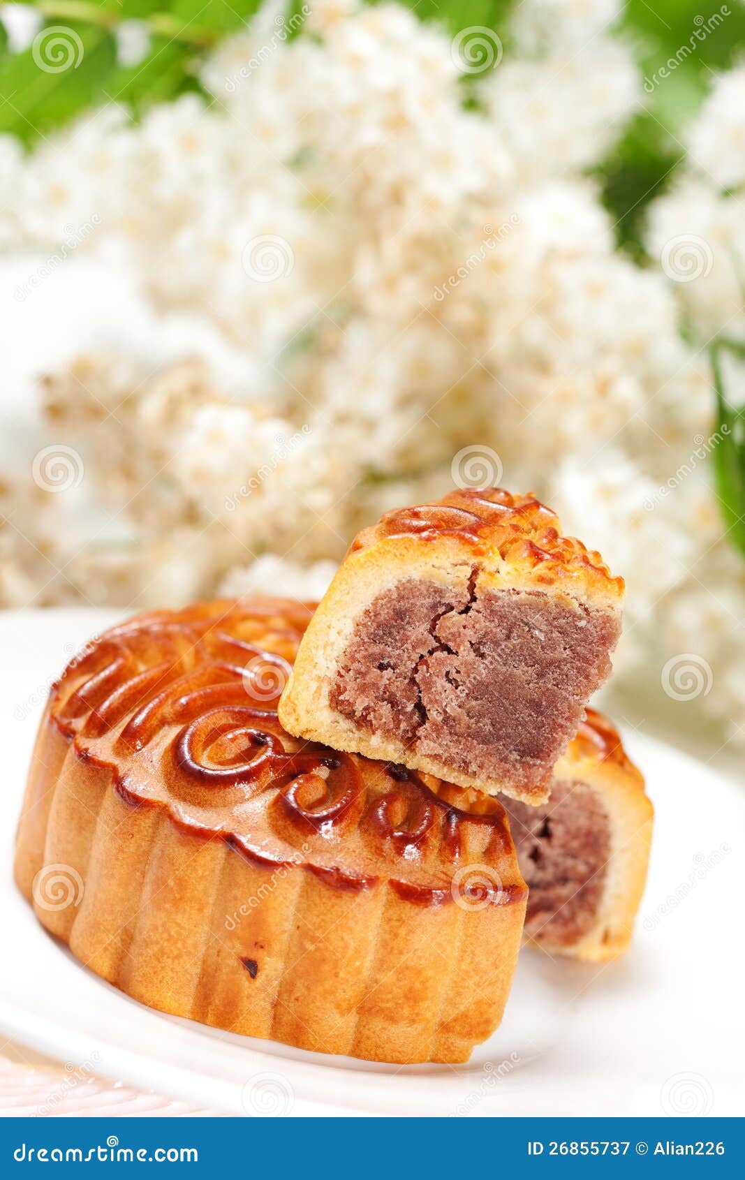 Moon cake stock image. Image of tradition, pudding, travel - 26855737