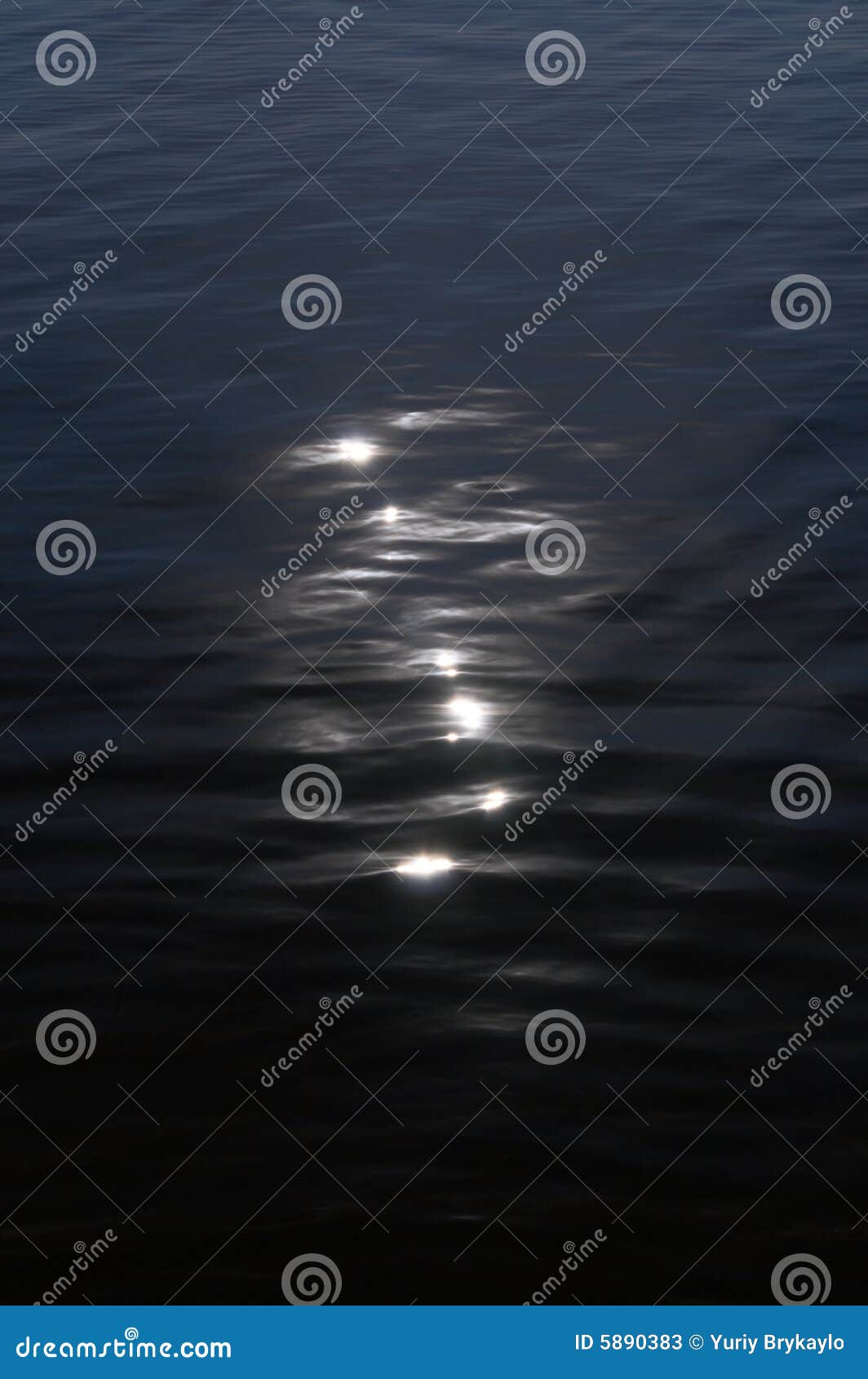 Moon catchlights on water stock image. Image of background - 5890383