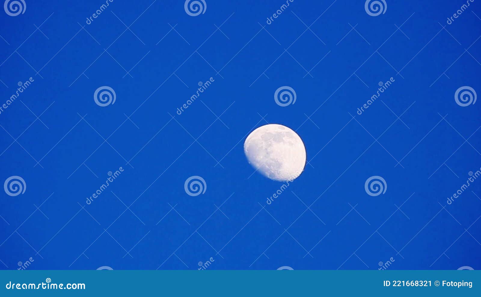 The moon with a clear sky stock video. Video of dreamlike - 221668321