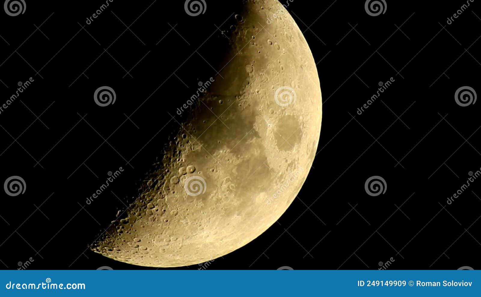 Moon. Close up view stock image. Image of star, midnight - 249149909