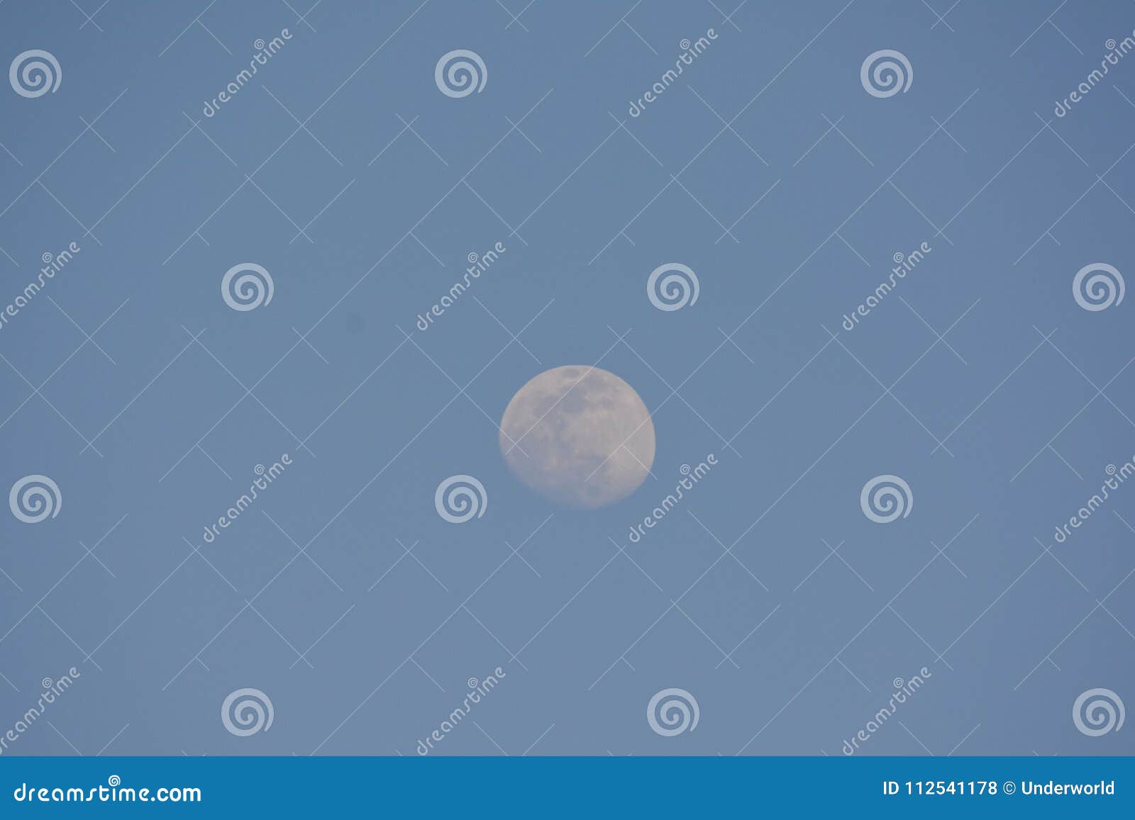 Almost Full Moon stock photo. Image of lunar, astro - 112541178