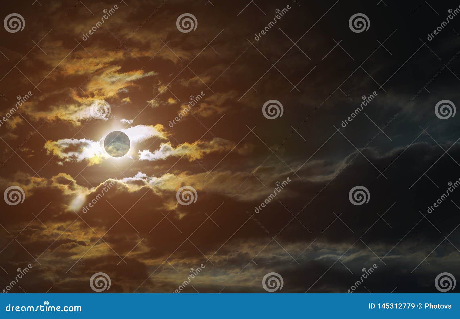 Moon with Clouds at Night Sky Stock Image - Image of clouds, cloud ...