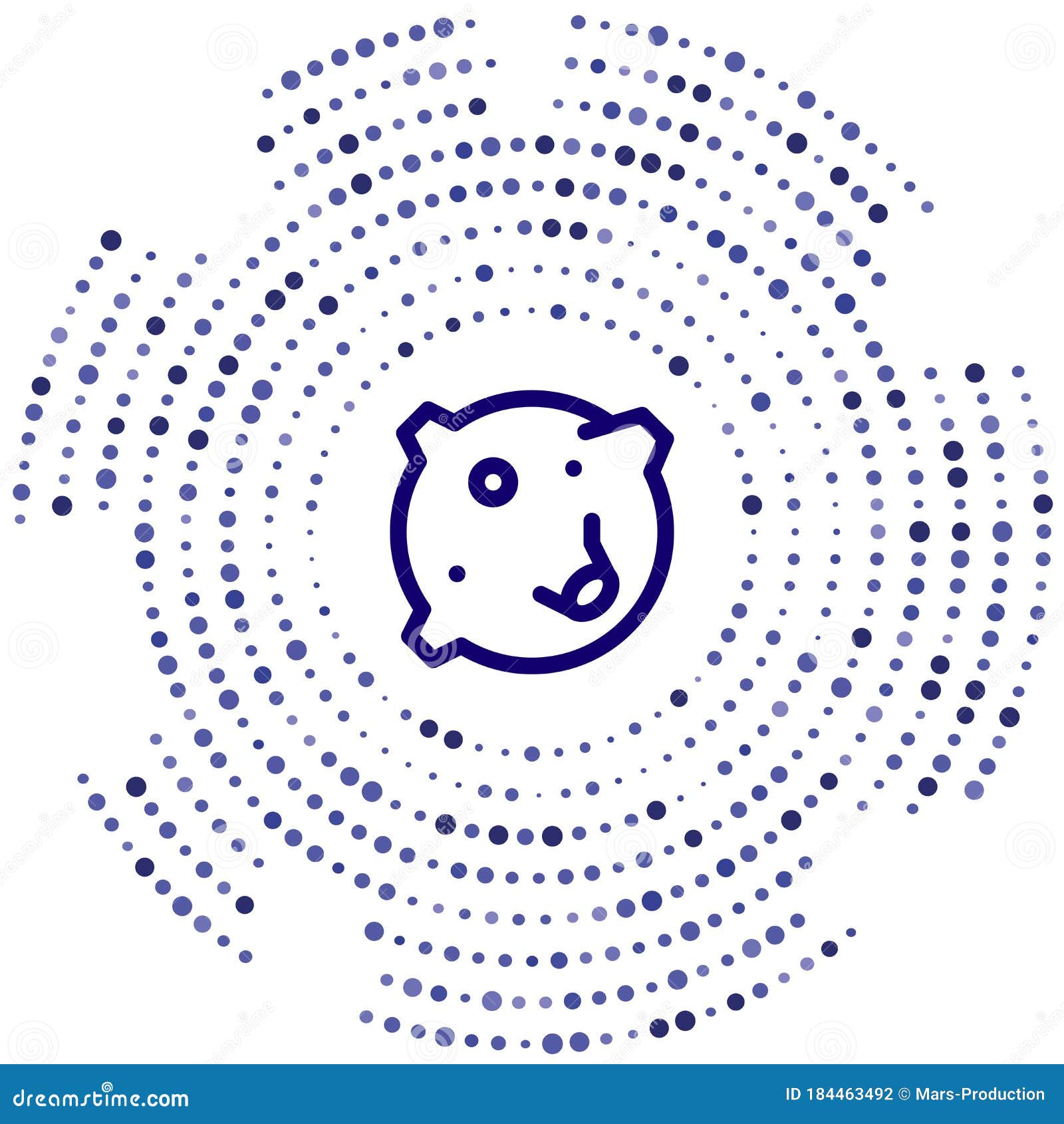 Moon Craters Vector Icon. Moon Craters Editable Stroke Stock Vector ...