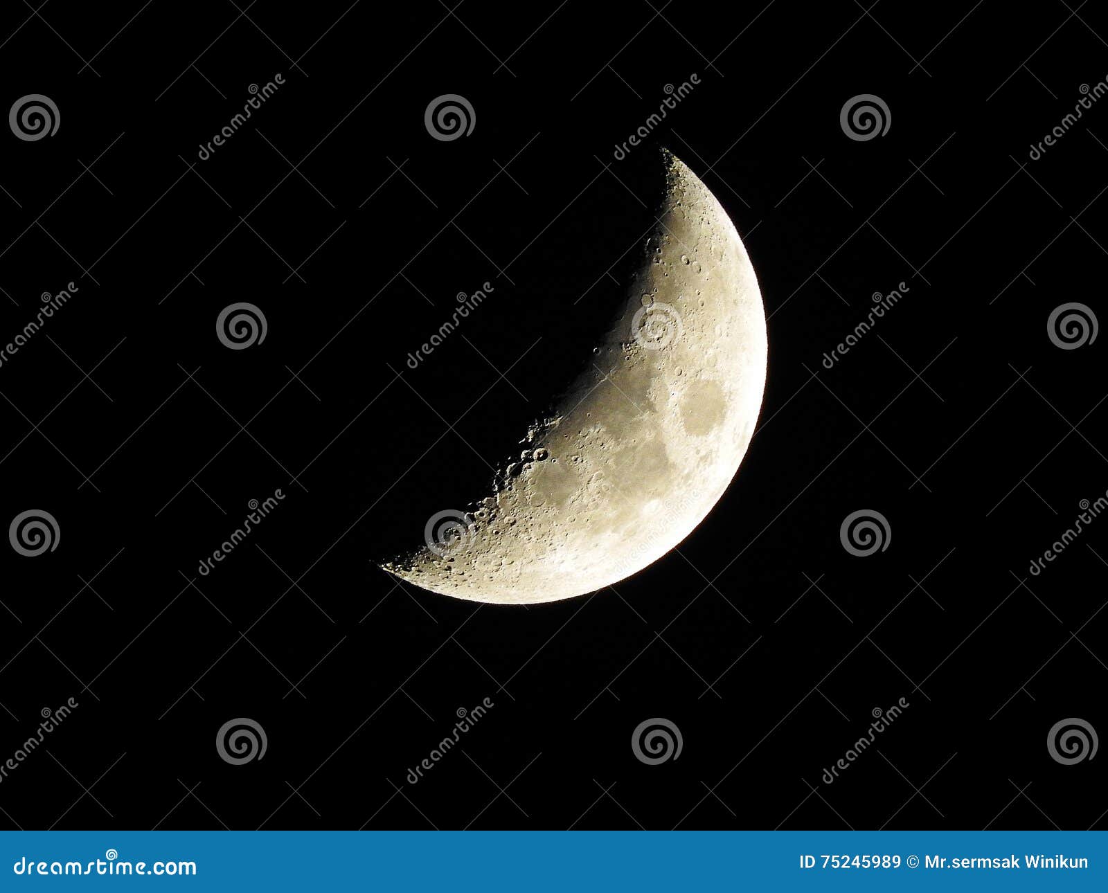 Moon stock image. Image of science, texture, nature, space - 75245989
