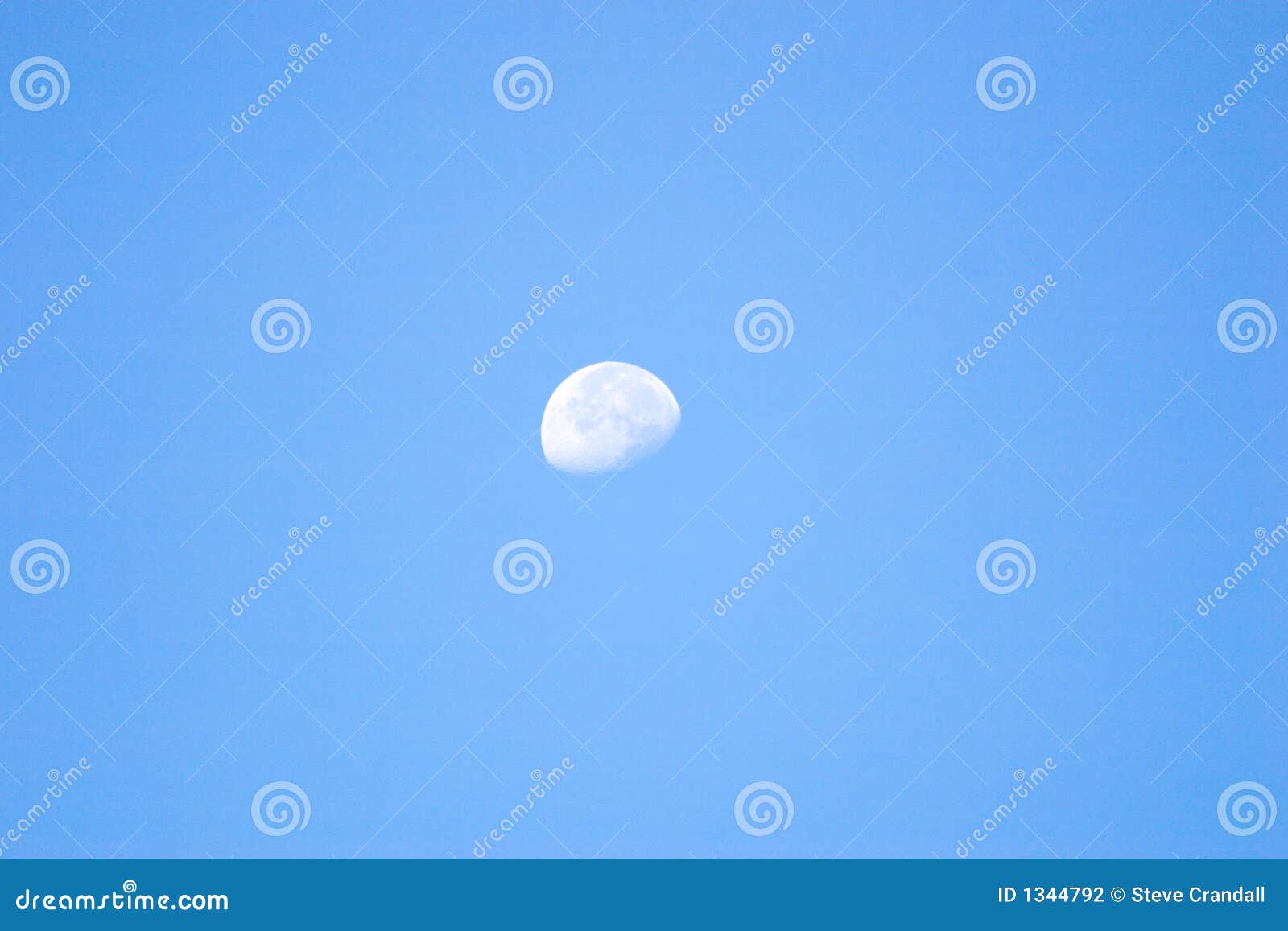The Moon In The Daylight Picture. Image: 1344792