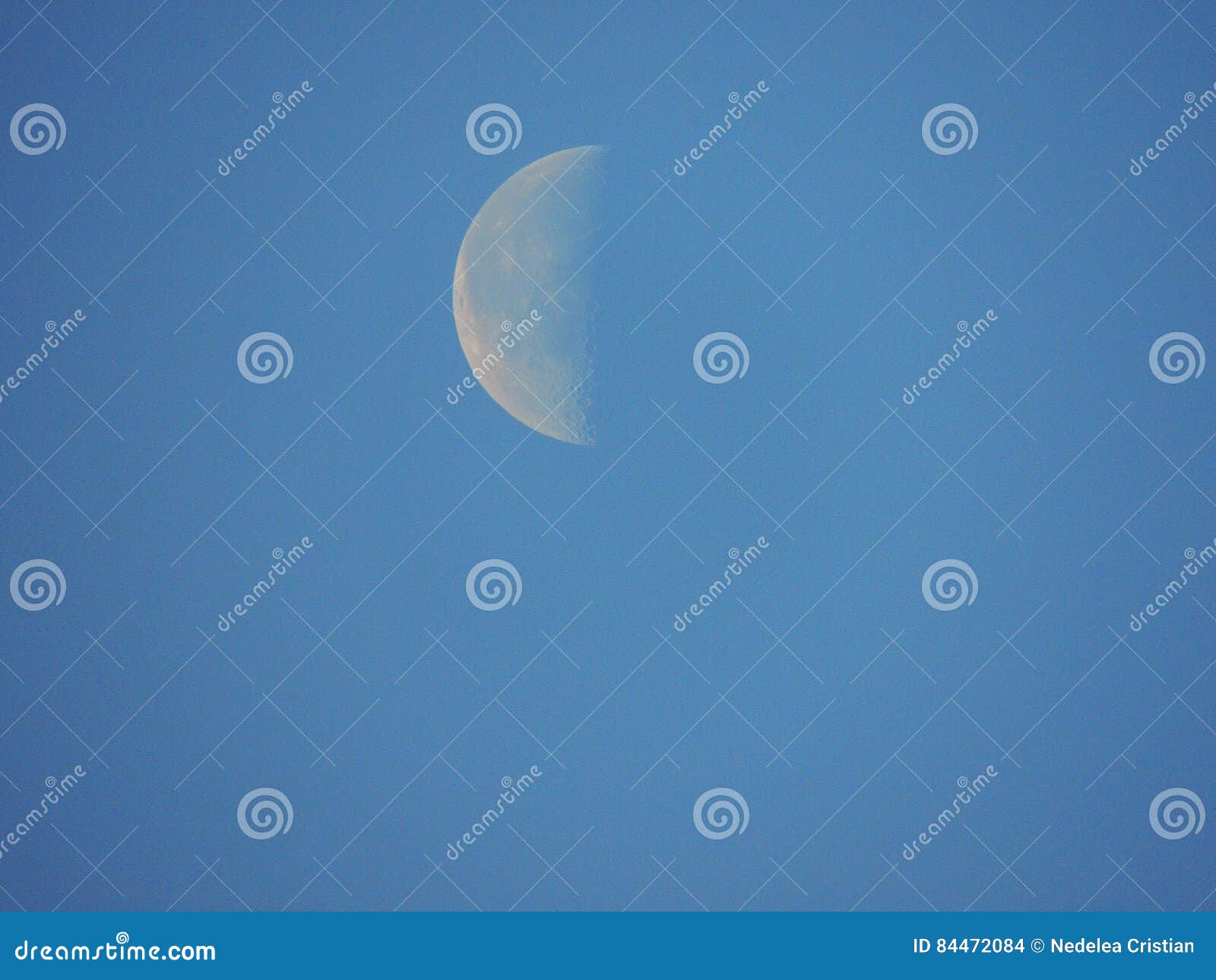 Moon stock photo. Image of astronomy, moon, blue, daylight - 84472084