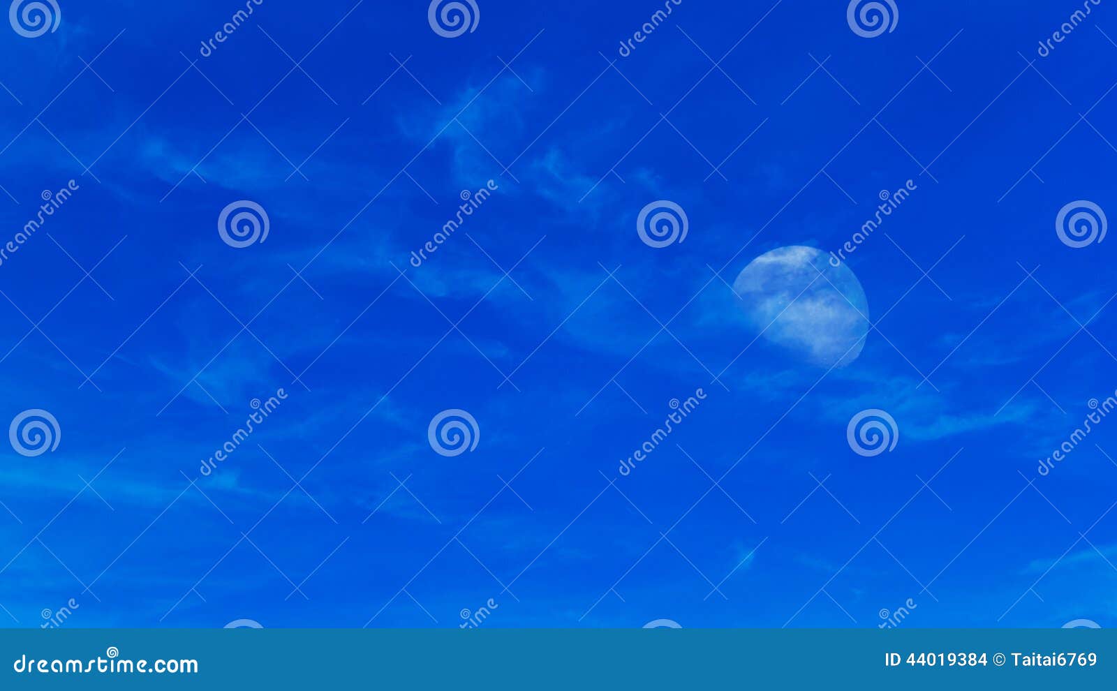 Moon on daylight stock photo. Image of astronomy, daylight - 44019384