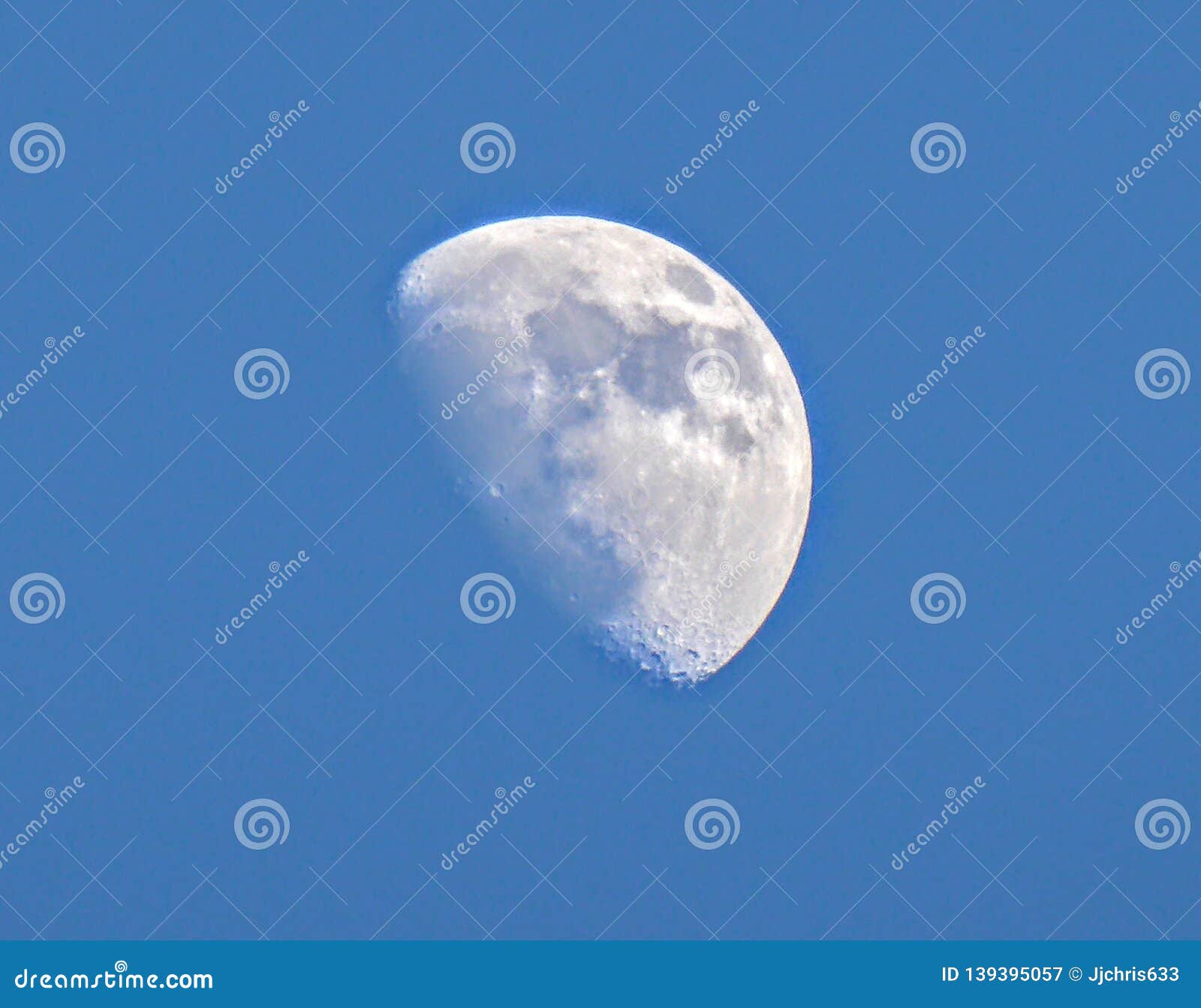 Moon. in daylight. stock image. Image of moon, white - 139395057