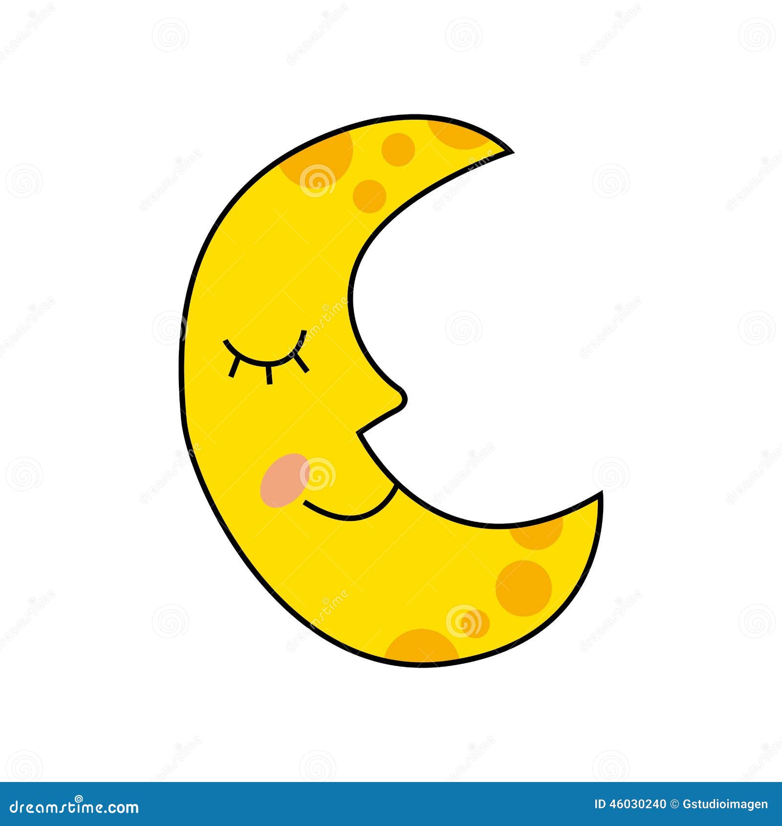 Moon design stock vector. Illustration of dream, space - 46030240