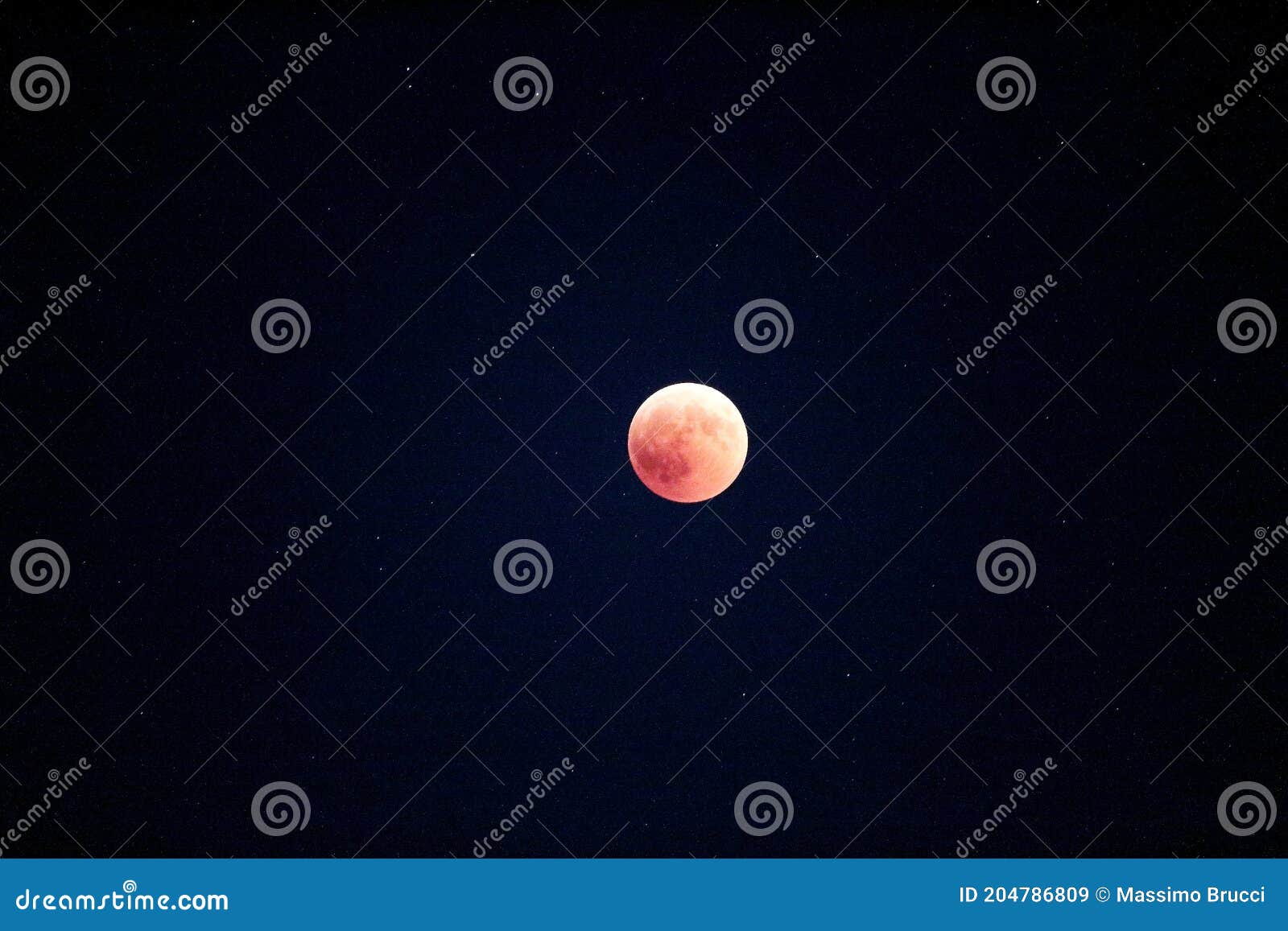 Moon eclipse at night stock image. Image of astronomy - 204786809