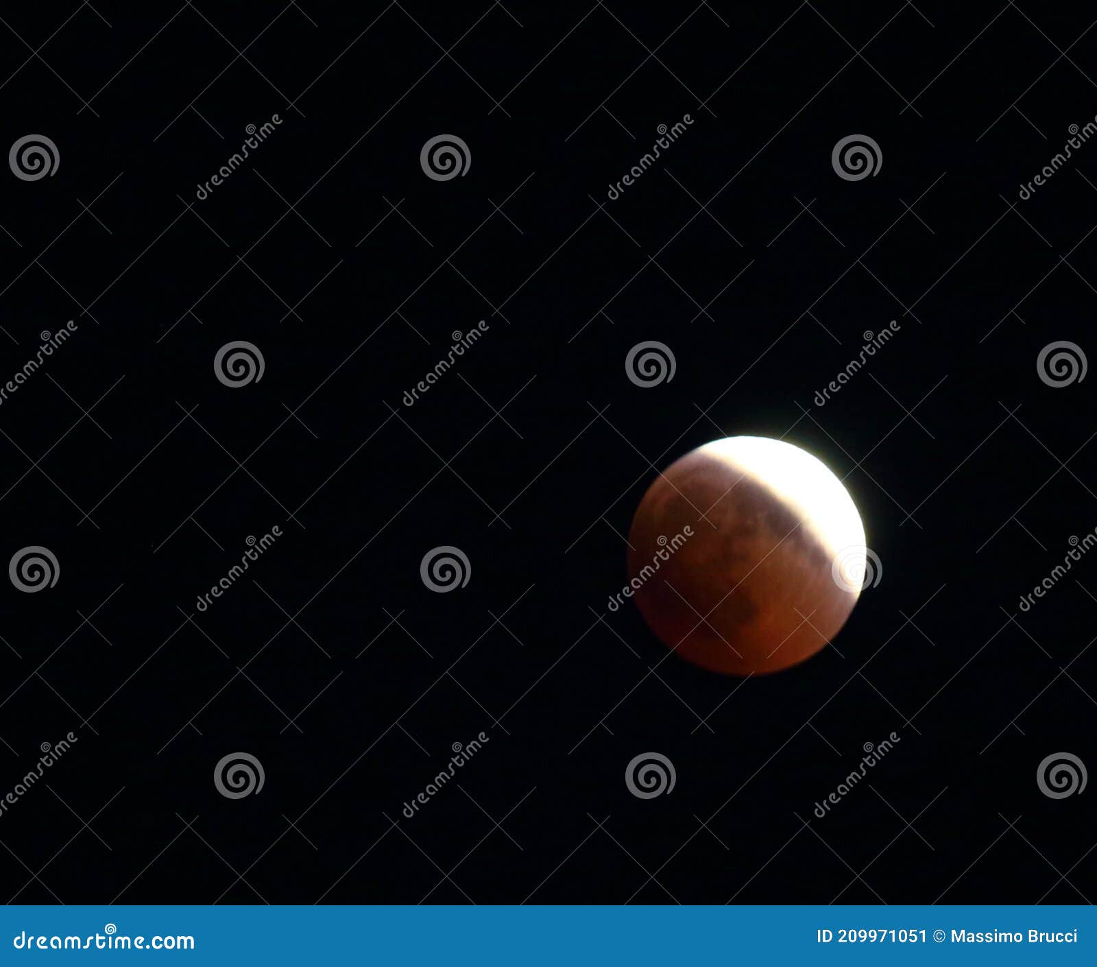 Moon eclipse at night stock image. Image of skyn, evocative - 209971051