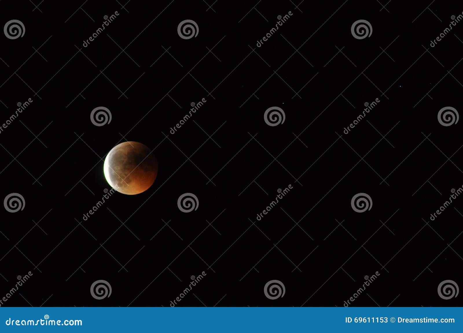 Moon Eclipse stock image. Image of atmosphere, moonlight - 69611153