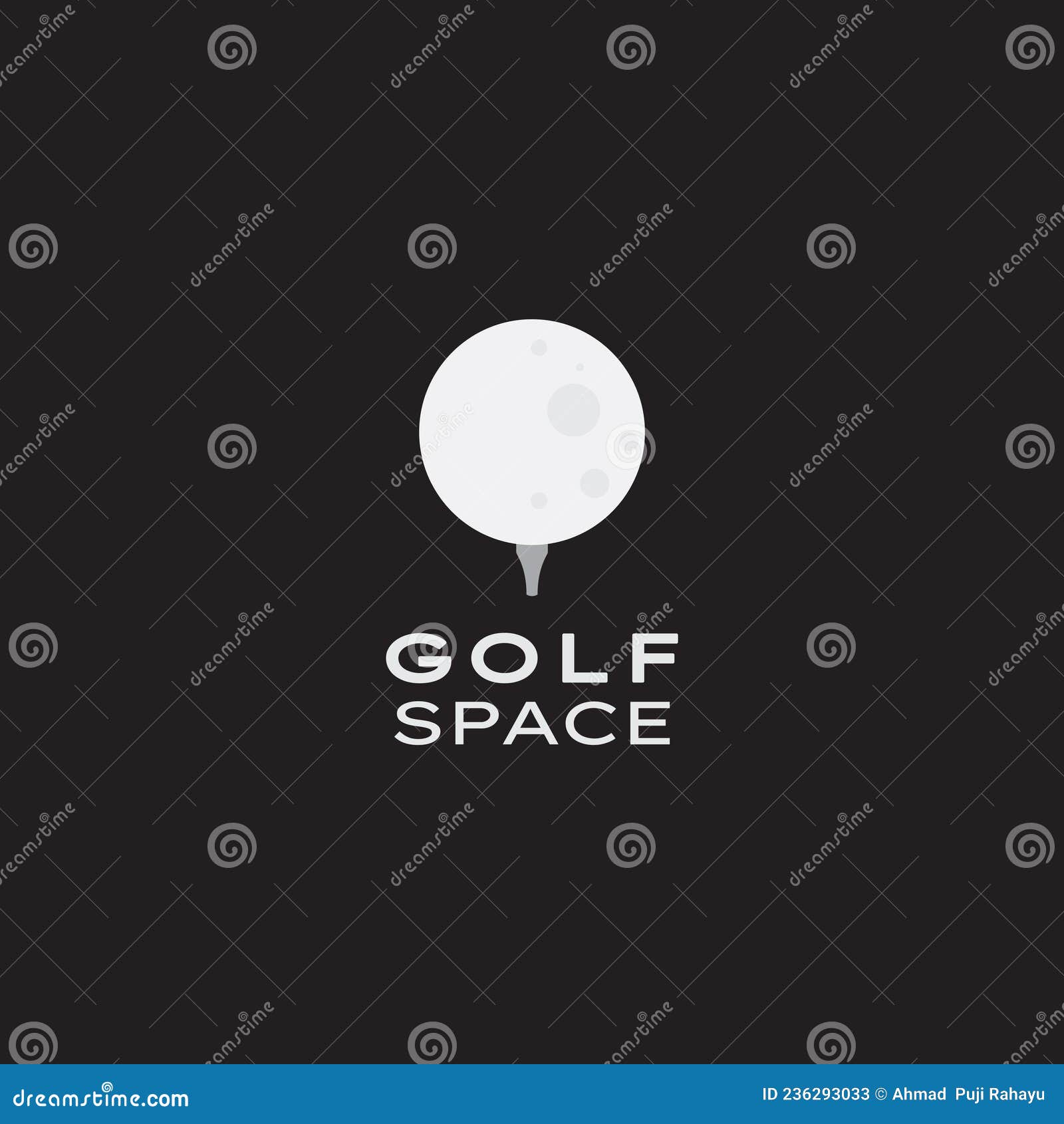 Moon with Golf Ball Logo Symbol Icon Vector Graphic Design Illustration ...