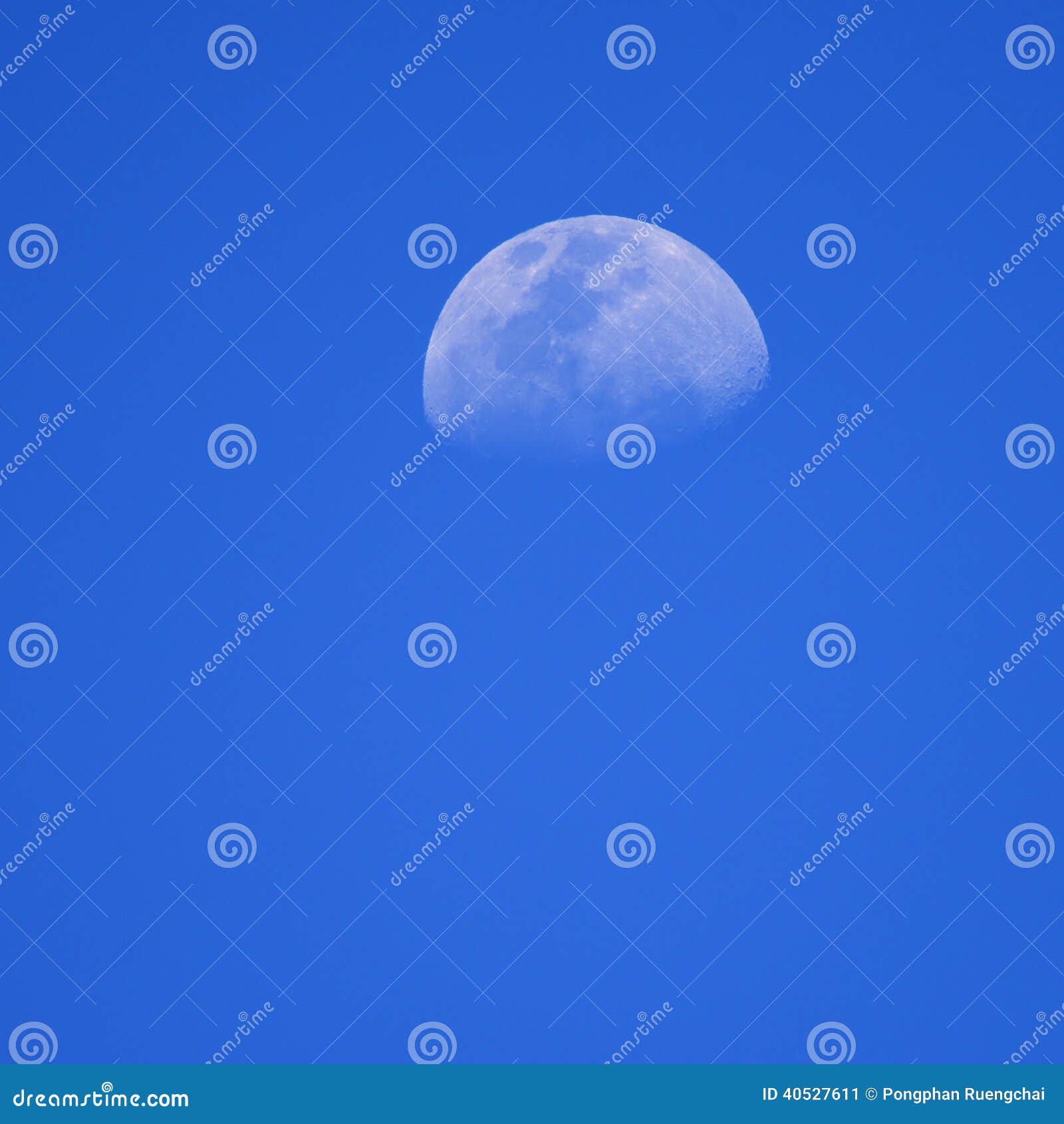 Moon stock image. Image of dusk, moon, astronomy, blue - 40527611