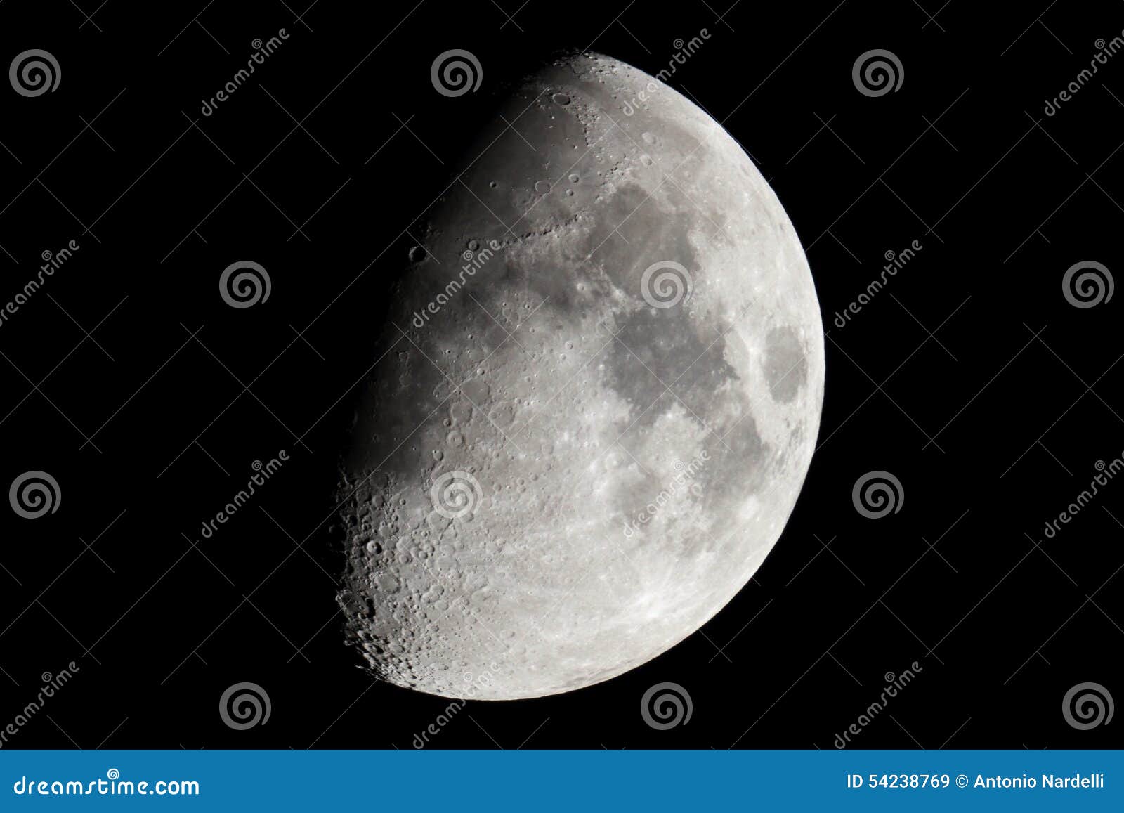 Moon stock image. Image of body, space, dark, telescope - 54238769