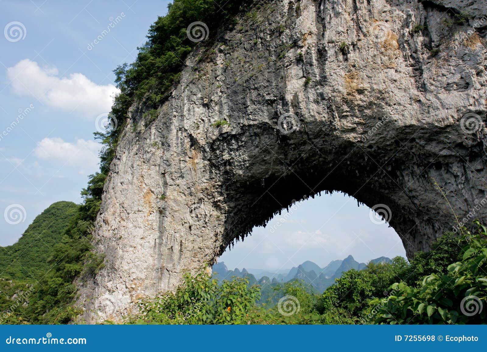 Moon hill, China stock photo. Image of travel, peak, geology - 7255698