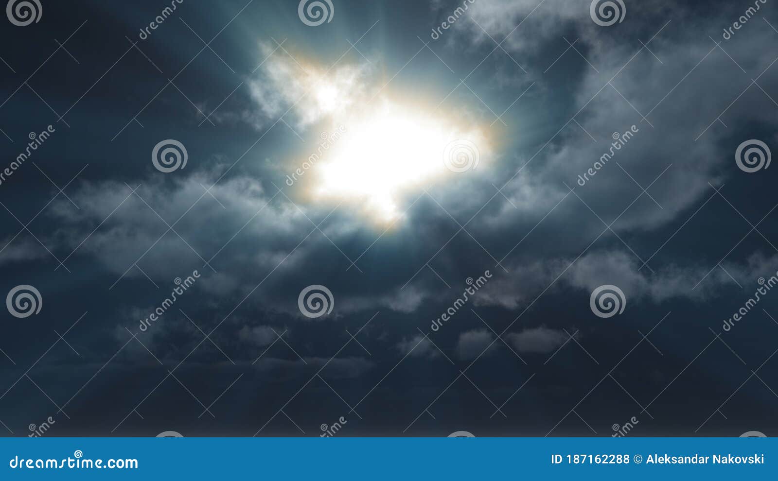 Moon Horror Clouds at Night Stock Illustration - Illustration of ...