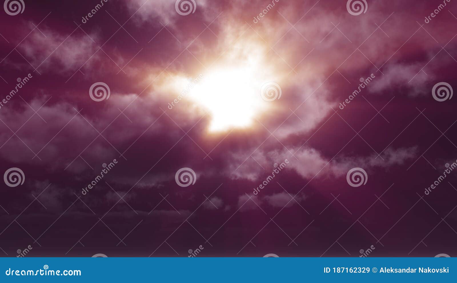 Moon Horror Clouds at Night Stock Illustration - Illustration of ...