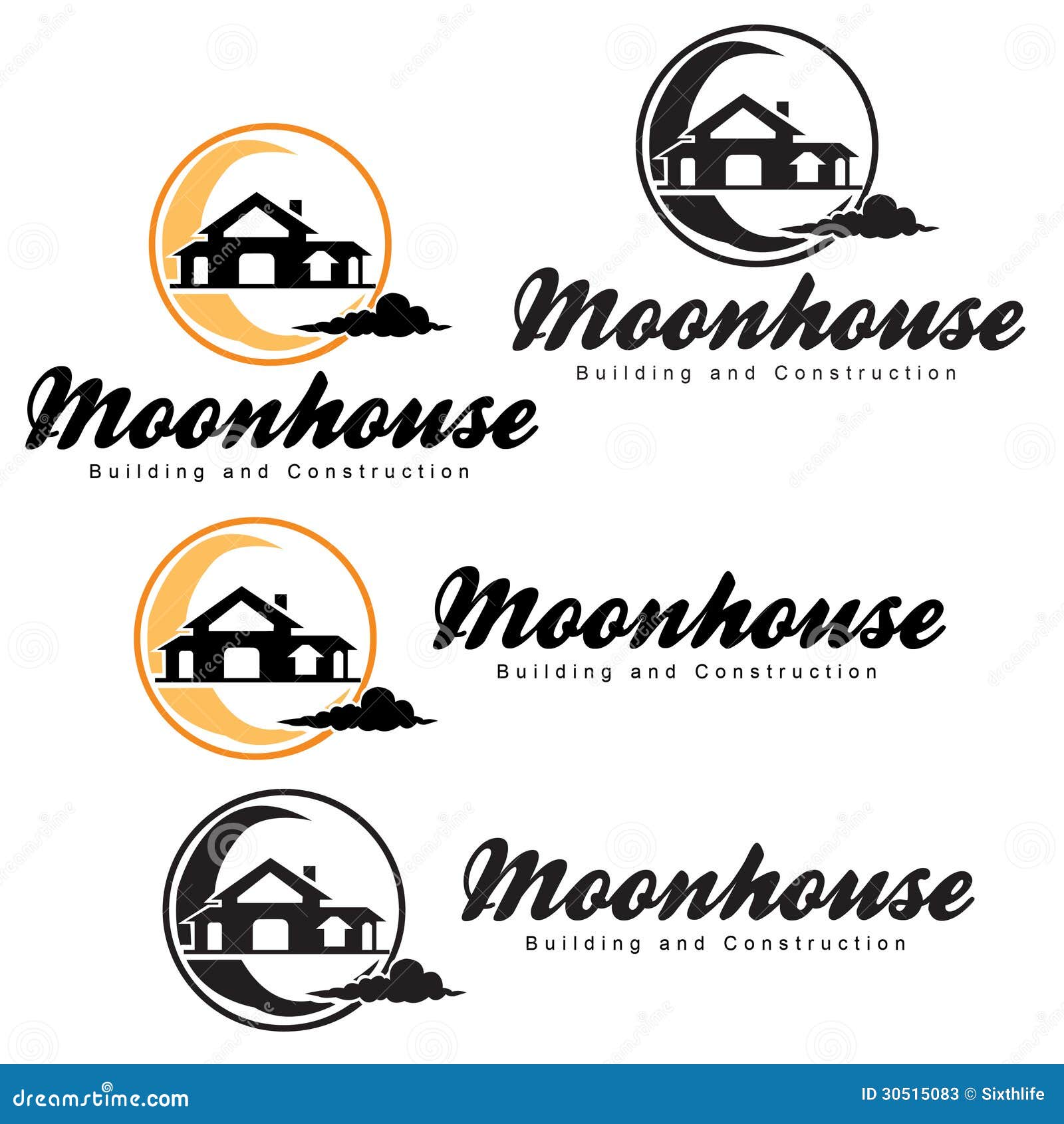Moon House stock illustration. Illustration of contractor - 30515083