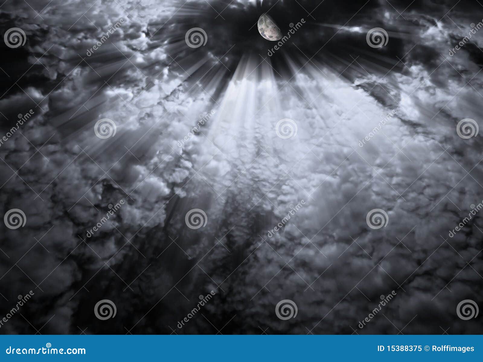 Moon Light stock illustration. Illustration of moon, view - 15388375