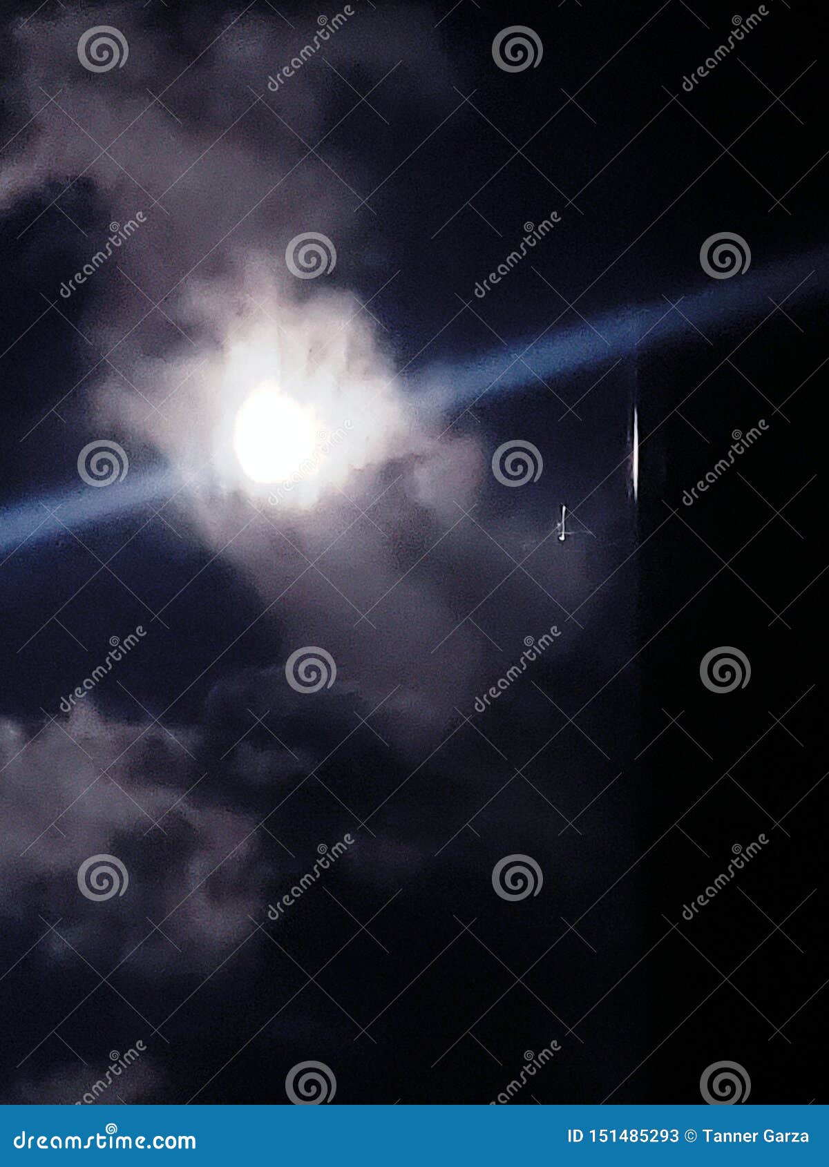 Moon Light Shines stock image. Image of beautiful, open - 151485293
