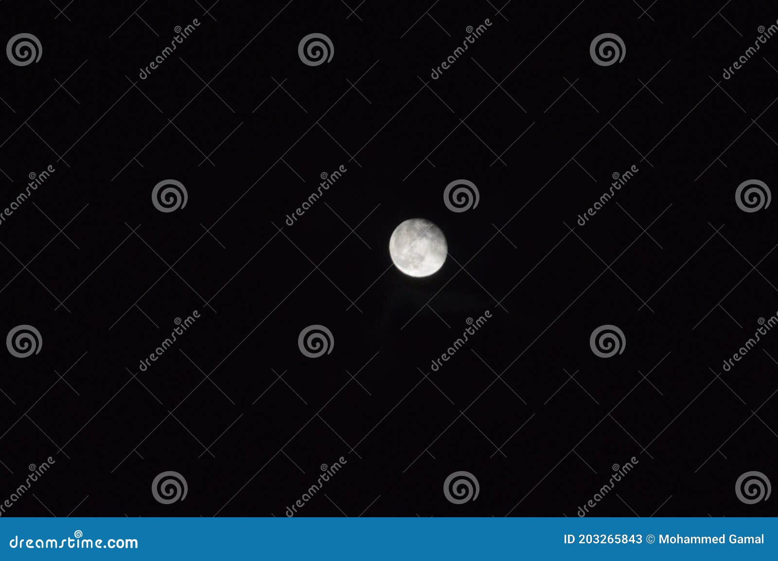 The Moon is Like a Full Moon Stock Image - Image of moon, presentation ...
