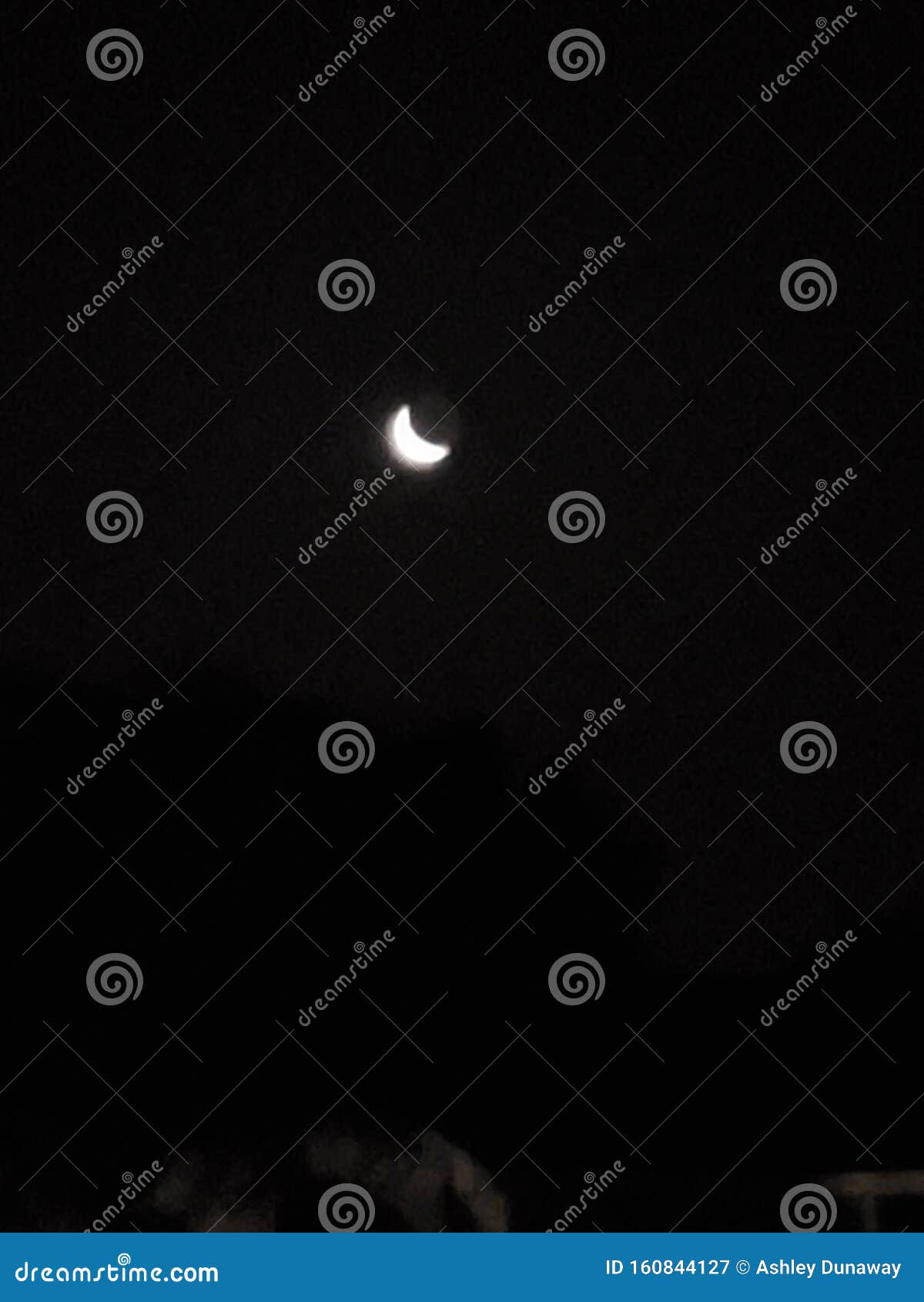 Moon lit sky stock image. Image of night, beautiful - 160844127