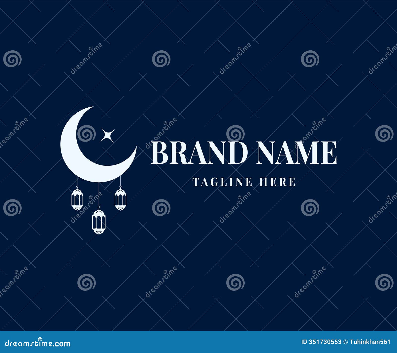 Moon Logo Design, Night Half Moon Logo Design Stock Illustration ...