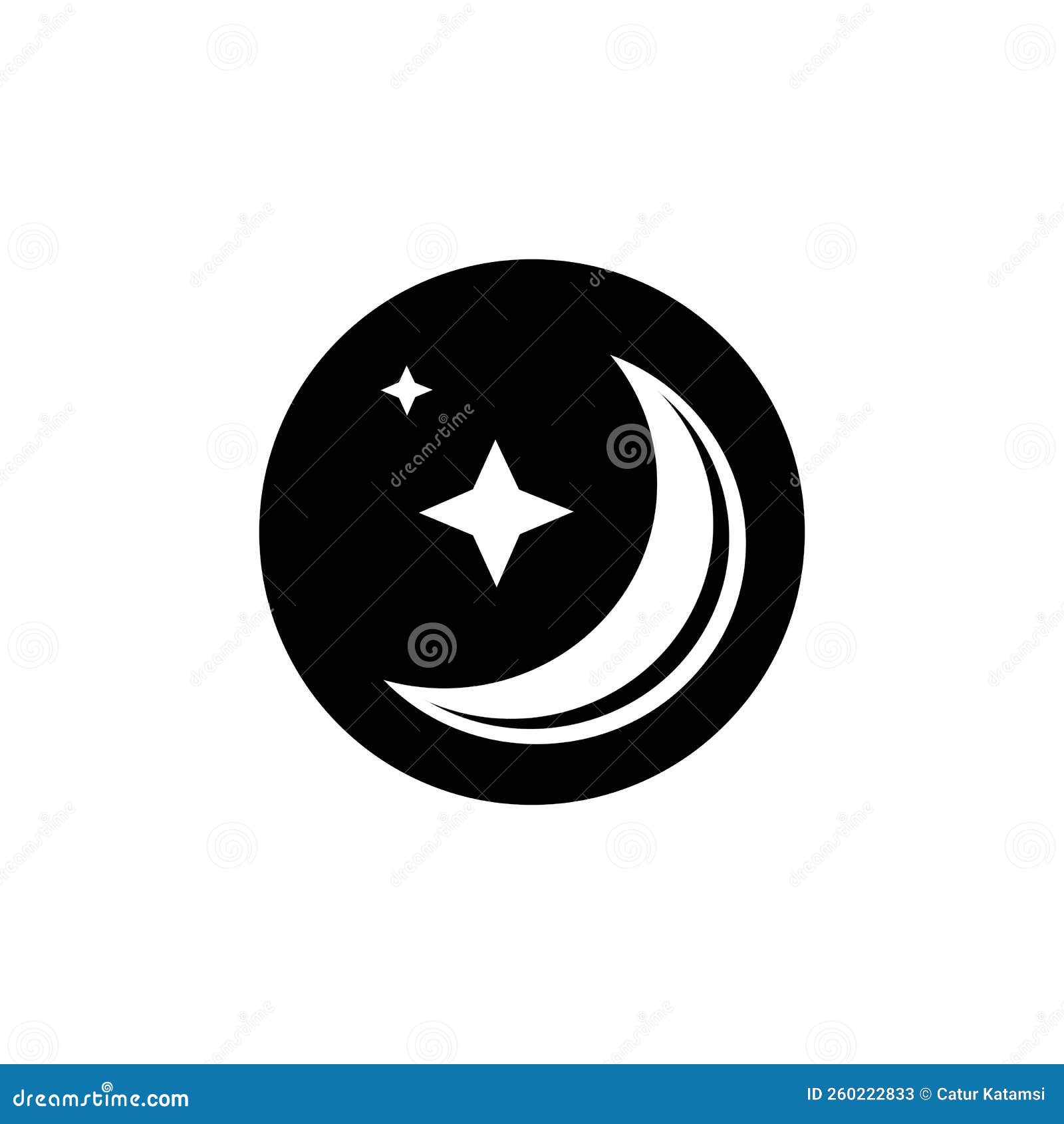 Moon logo icon vector stock illustration. Illustration of season ...