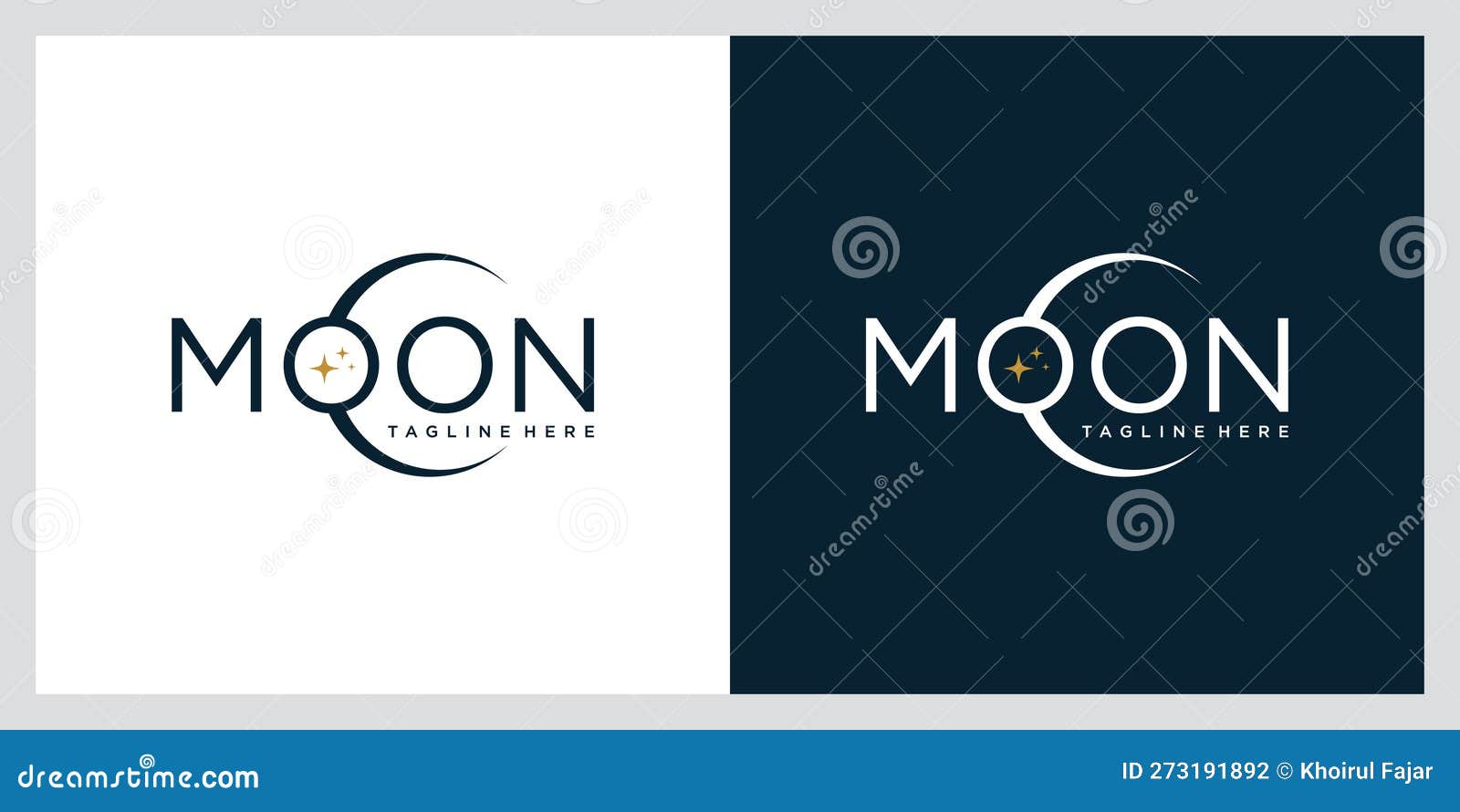 Moon Logo Modern and Star Logo Design Icon Vector Stock Vector ...