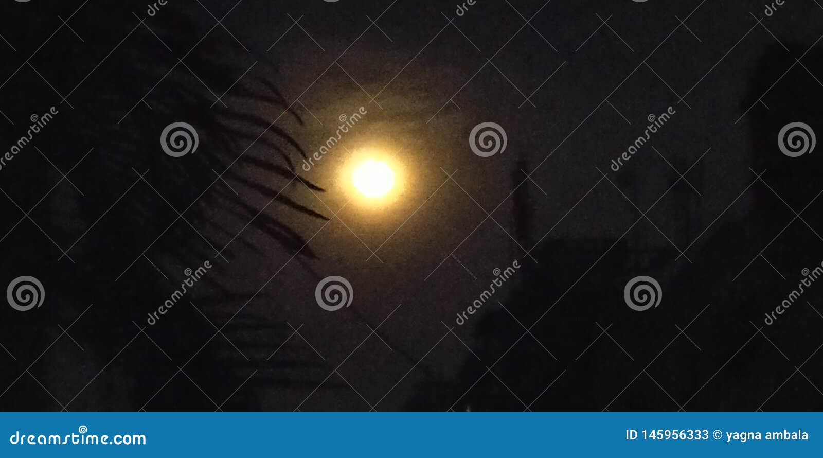 Moon Love Light Shadow Darkness Night Stock Image - Image of shadow ...