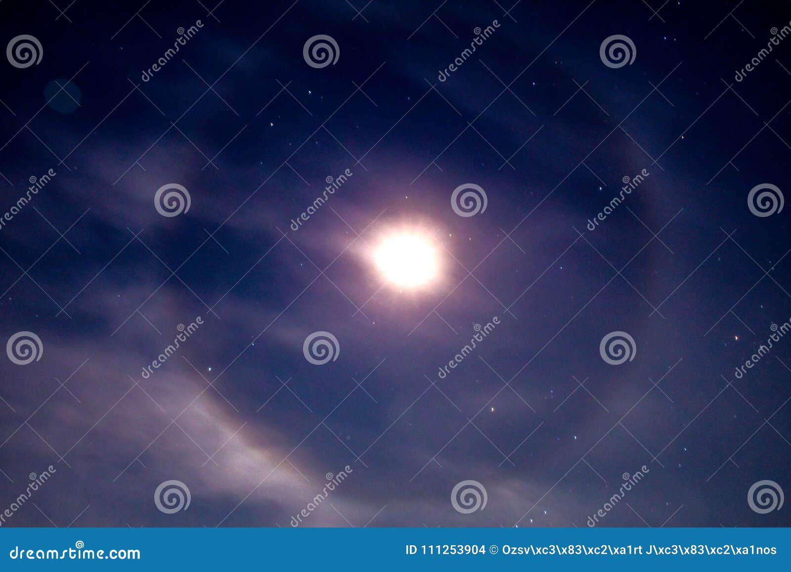 The moon stock photo. Image of space, moonbeam, moonlight - 111253904