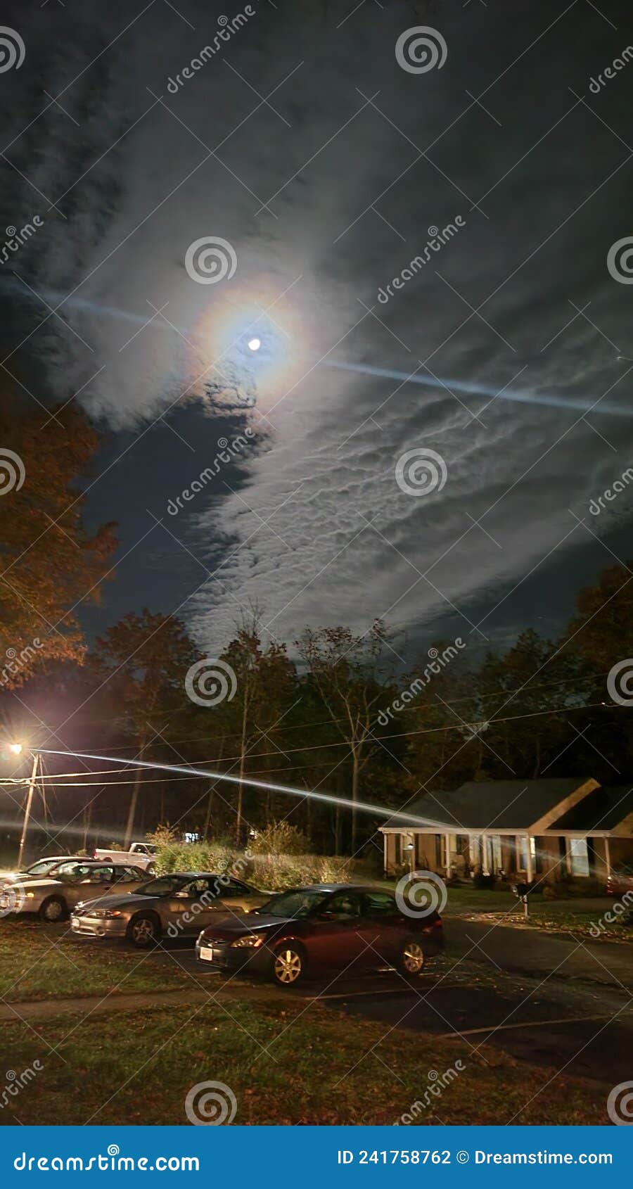 Moon Moonlight Moonlit Sky Night Camera Stock Photo - Image of light ...