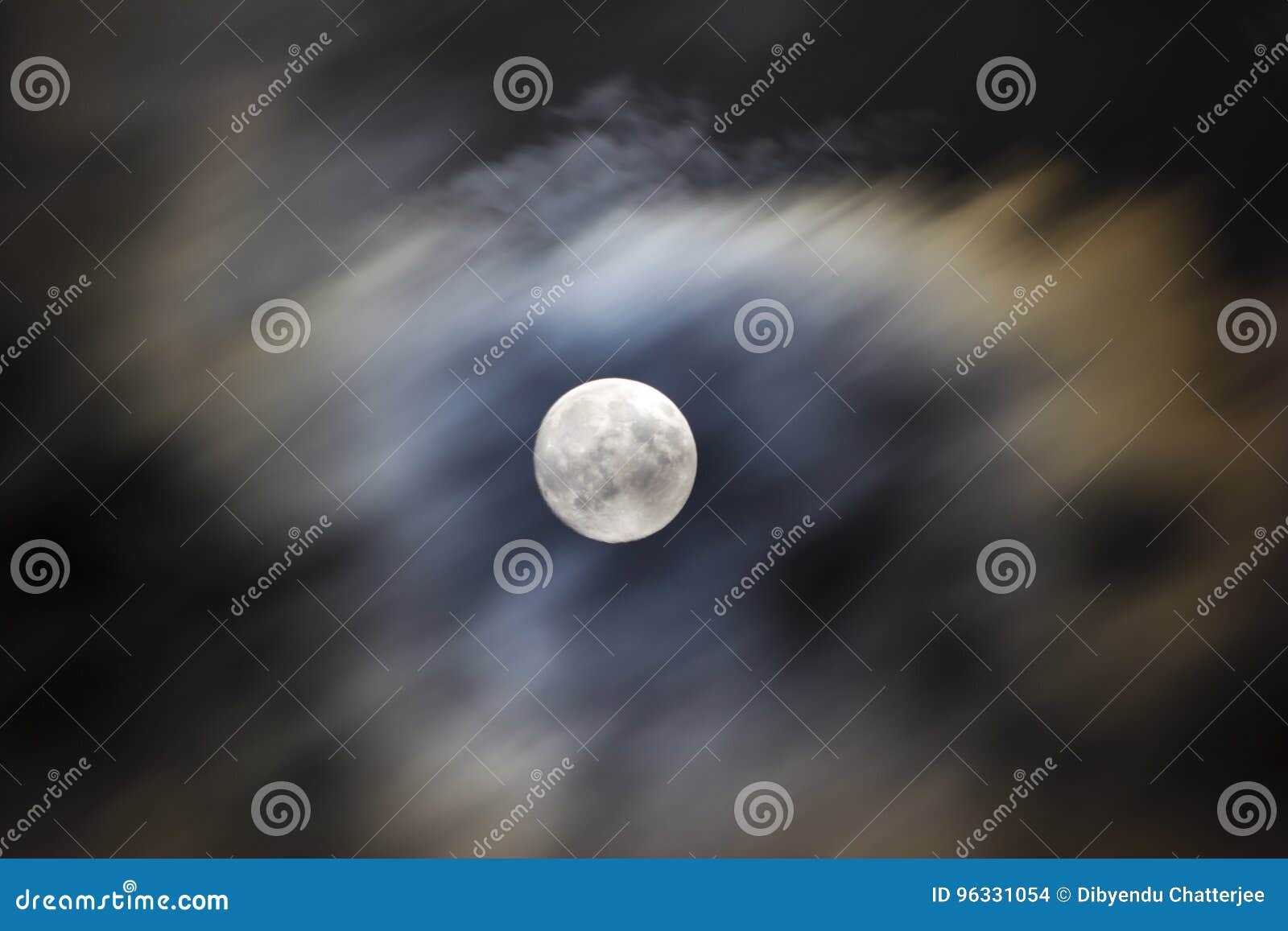 Moon in motion stock photo. Image of moon, captured, celestial - 96331054