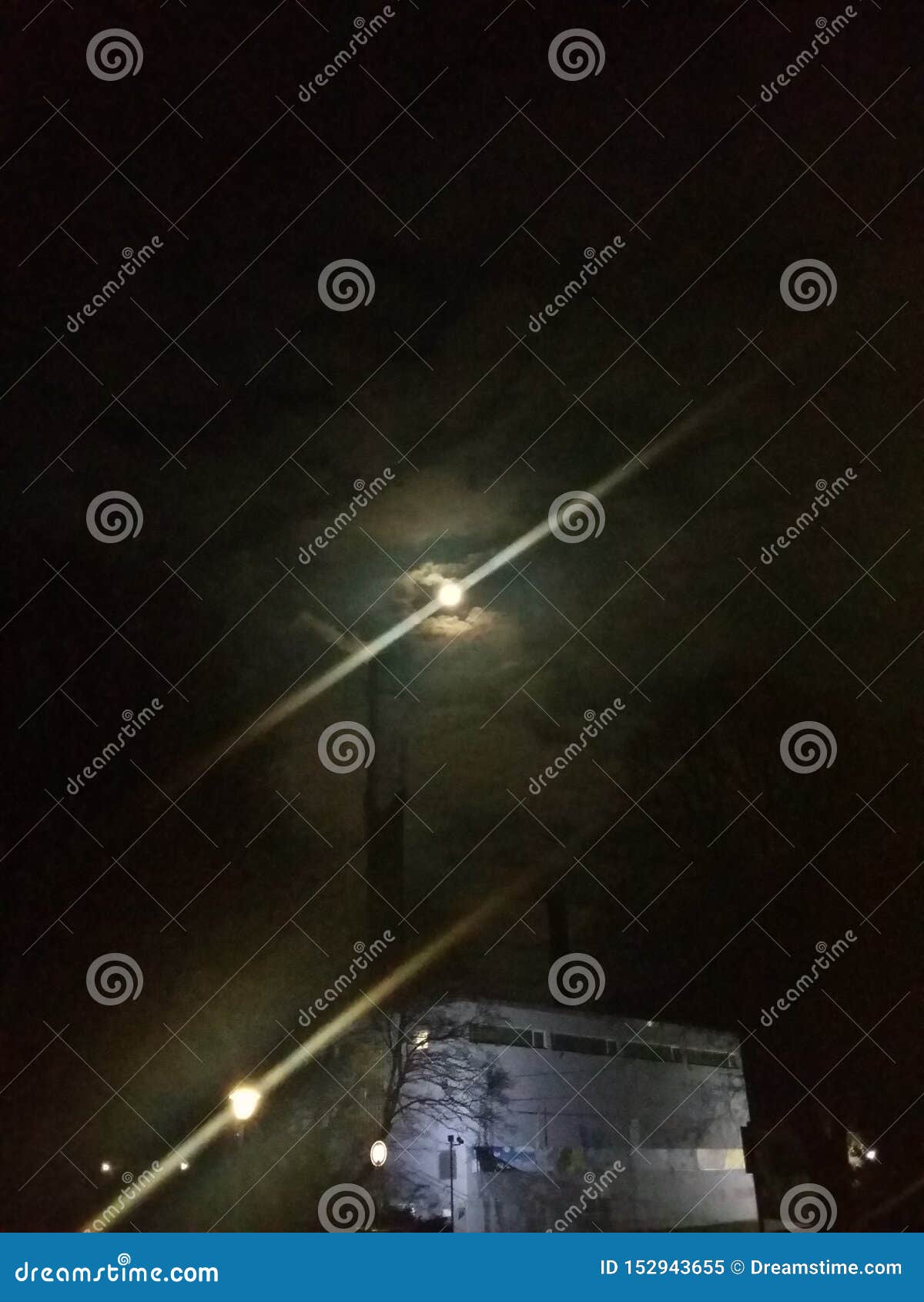 The moon stock image. Image of alone, moon, dark, fear - 152943655
