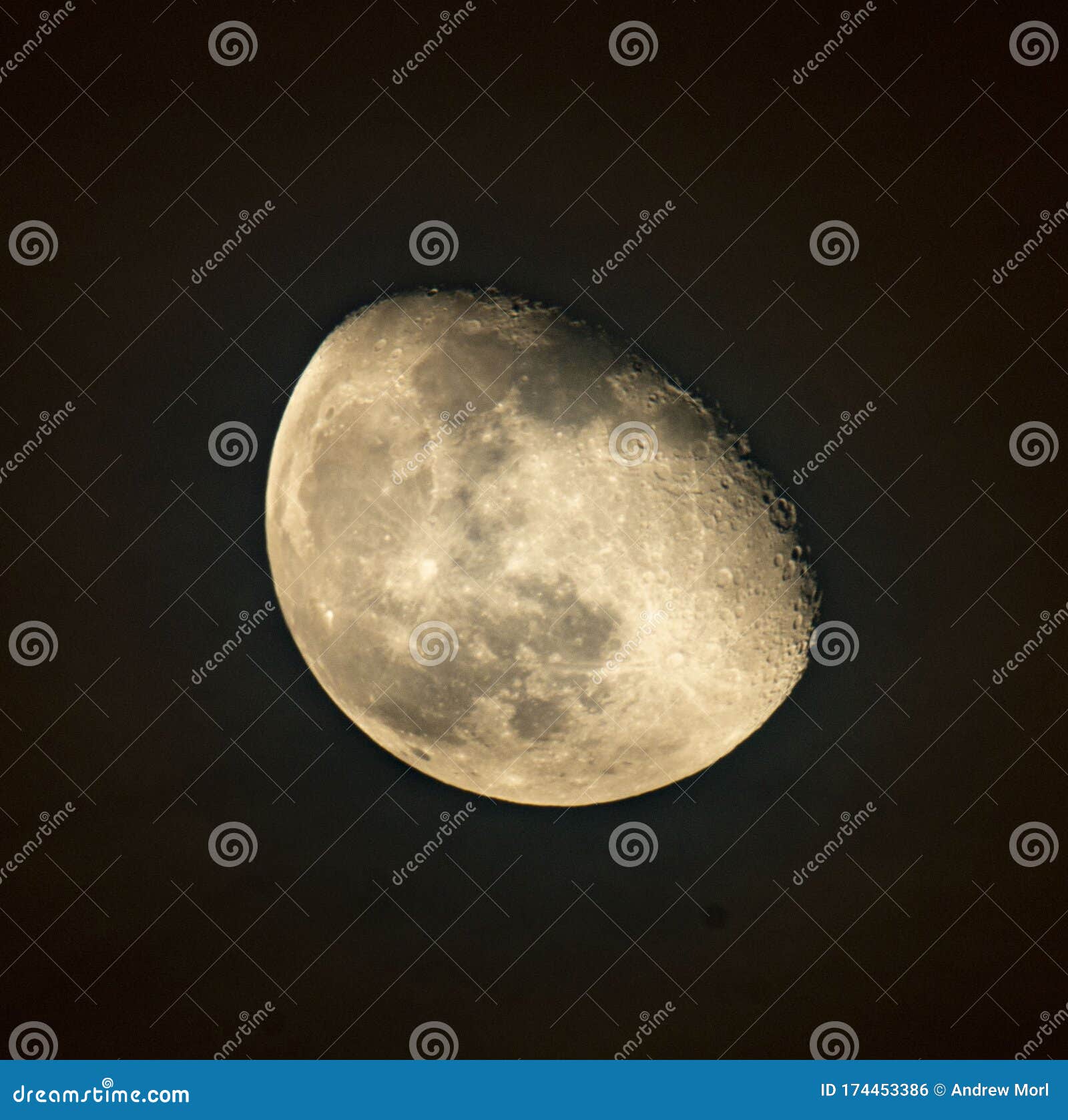 The Moon at Night stock photo. Image of night, moon - 174453386